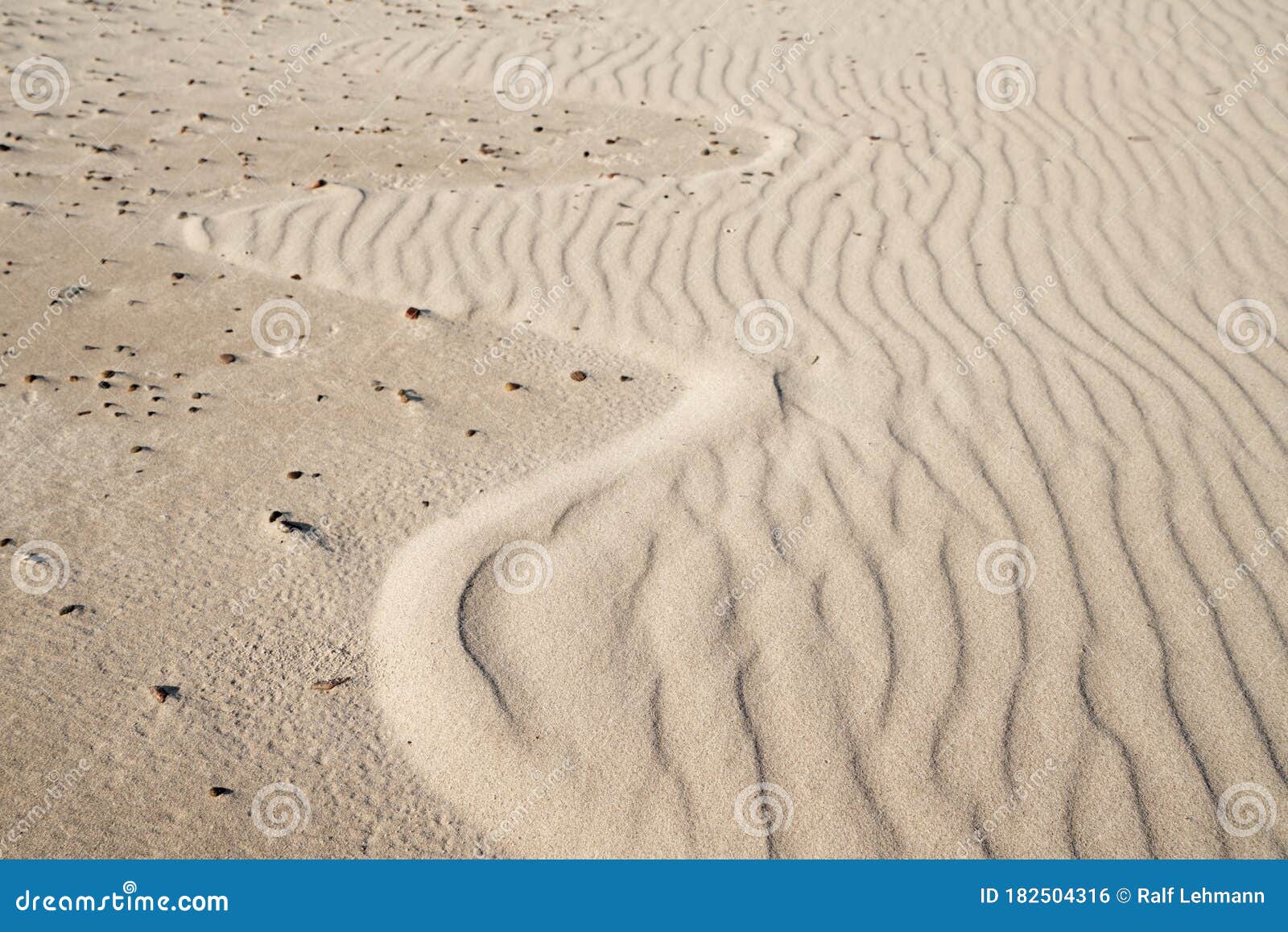 Sand Patterns on the Baltic Sea Beach Stock Photo - Image of ...