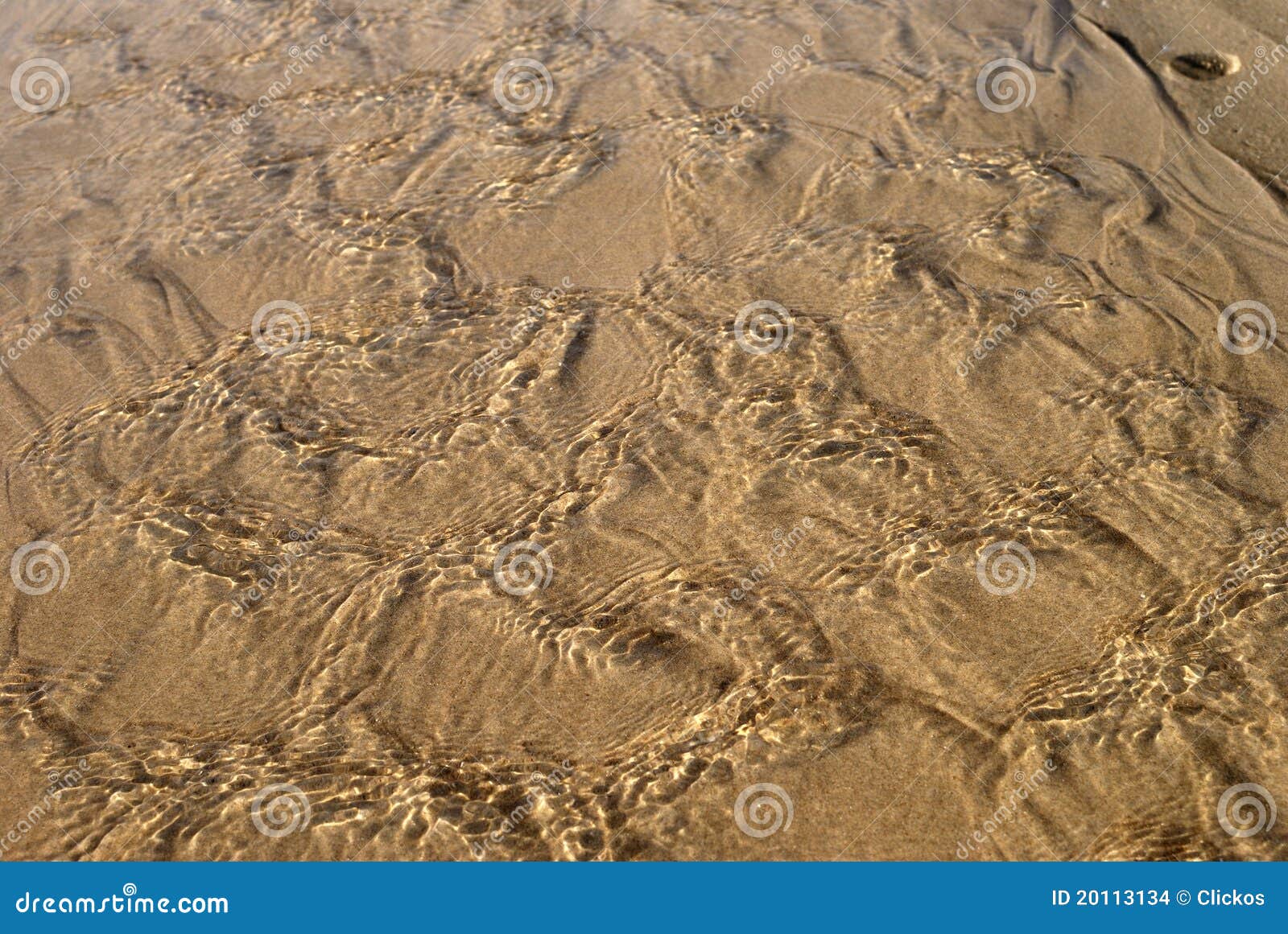 Sand Patterns and Moving Water Stock Photo - Image of wadi, stream ...