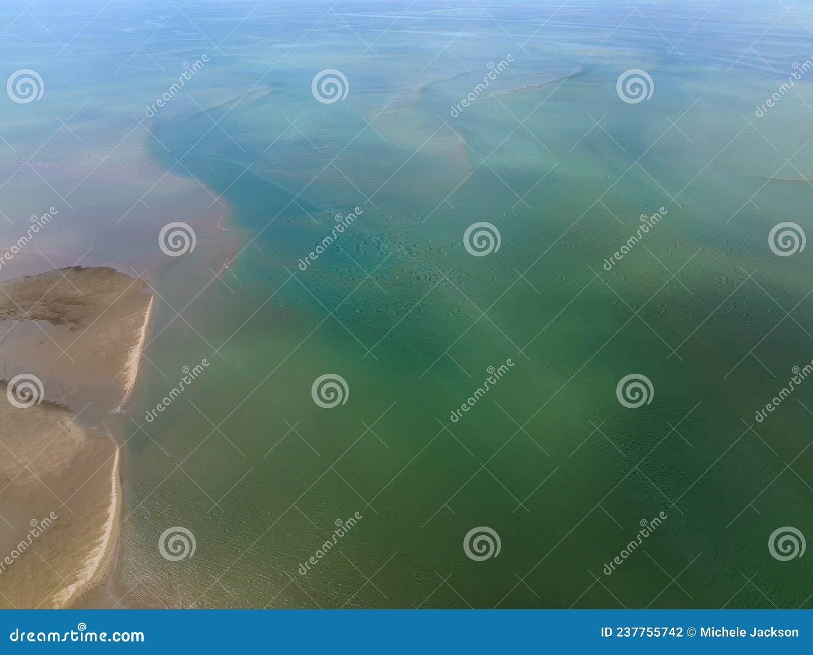 Sand Patterns Visible Under Shallow Water Stock Photo - Image of aspect ...