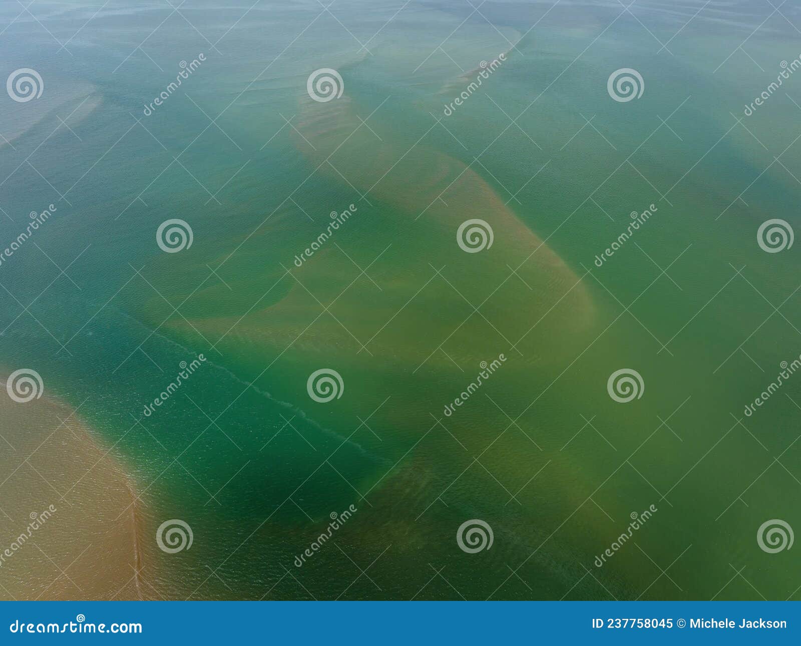Sand Patterns Visible Under Shallow Water Stock Image - Image of ...