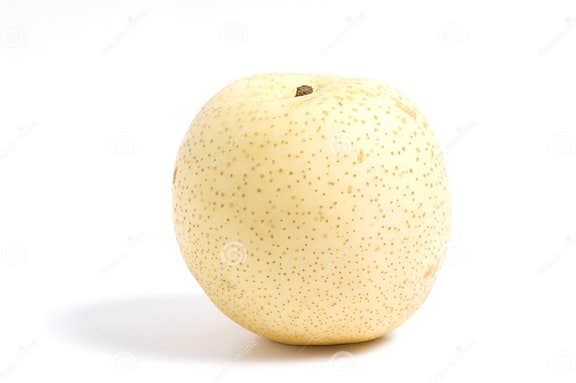The Sand Pear or the Chinese Pear Stock Photo - Image of delicious ...