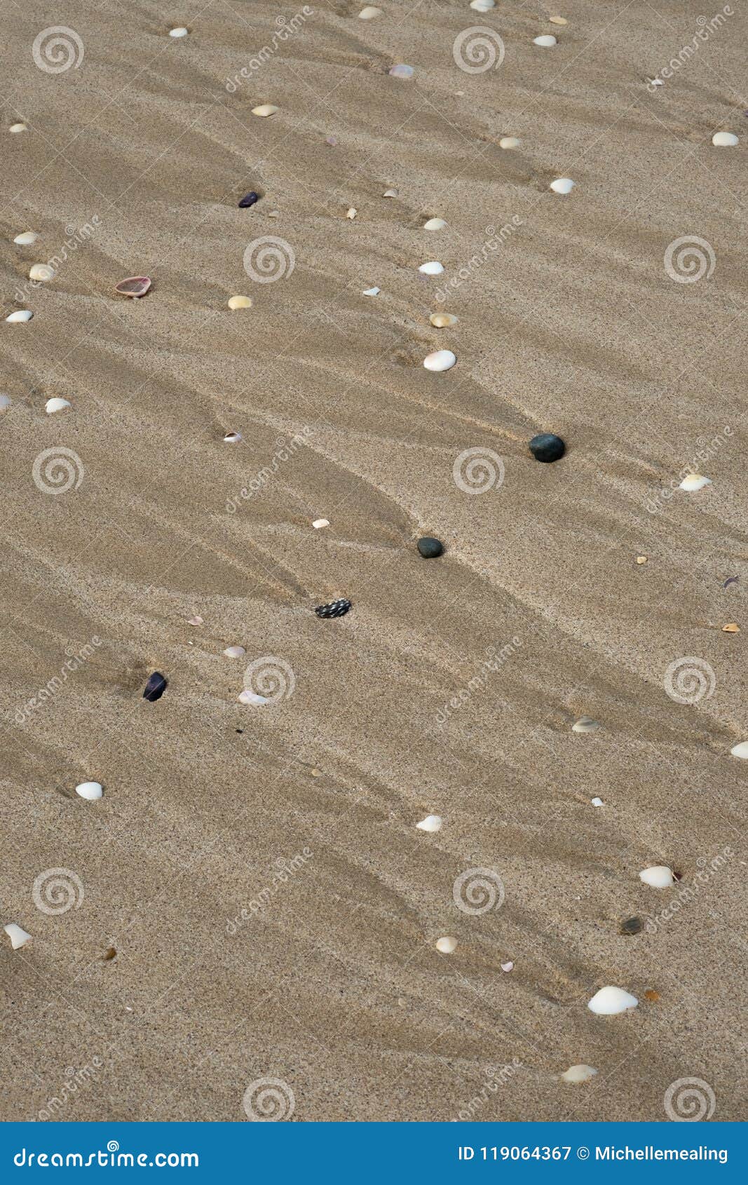 Sand and Pebble Patterns Created by Tidal Water Stock Image - Image of ...