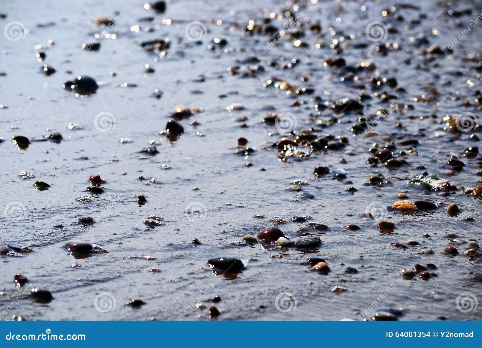 Sand Pebble Sea Shore Beach Stock Photo - Image of nautical, horizontal ...
