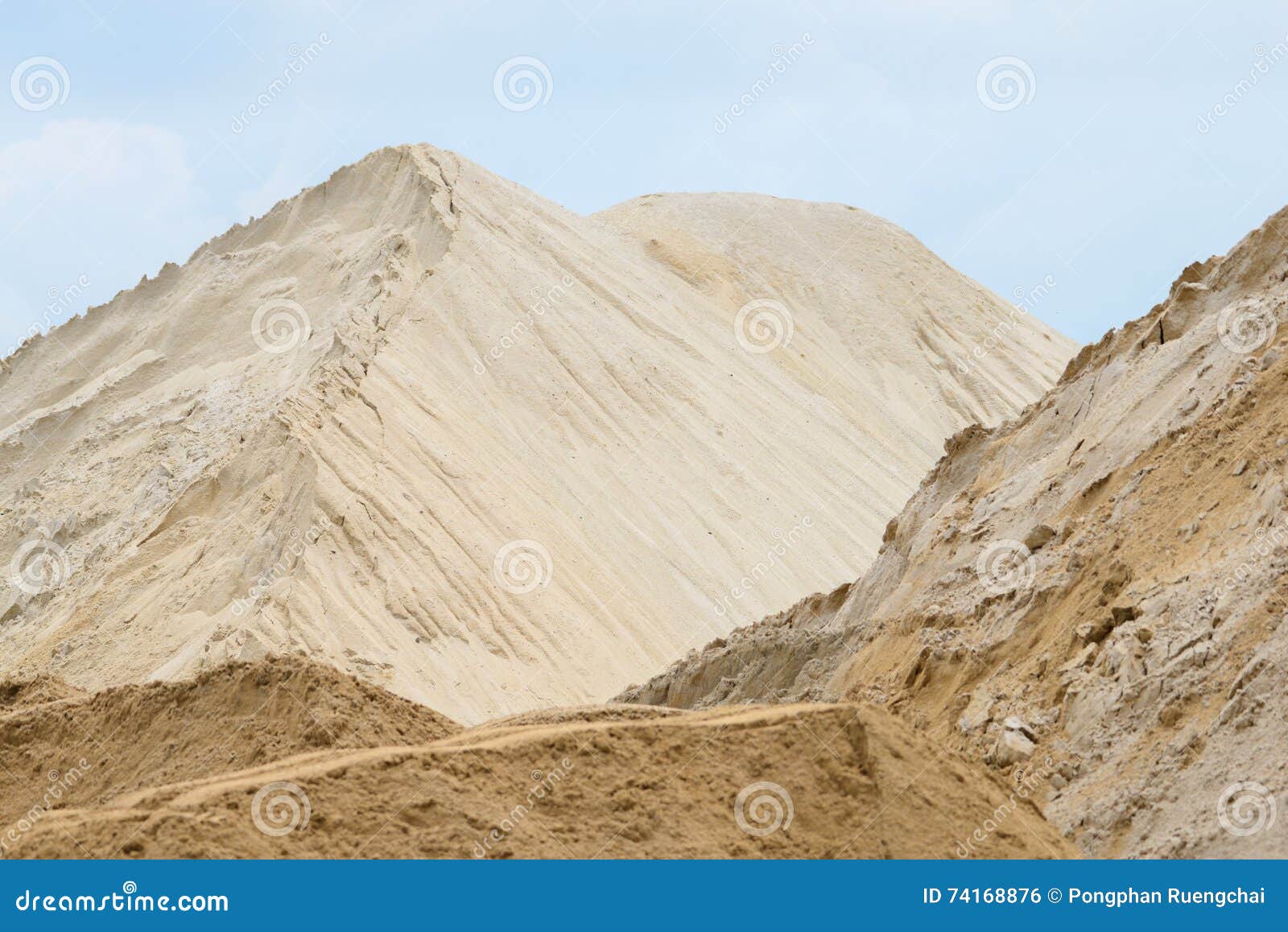 Sand pile stock photo. Image of heap, mound, texture - 74168876