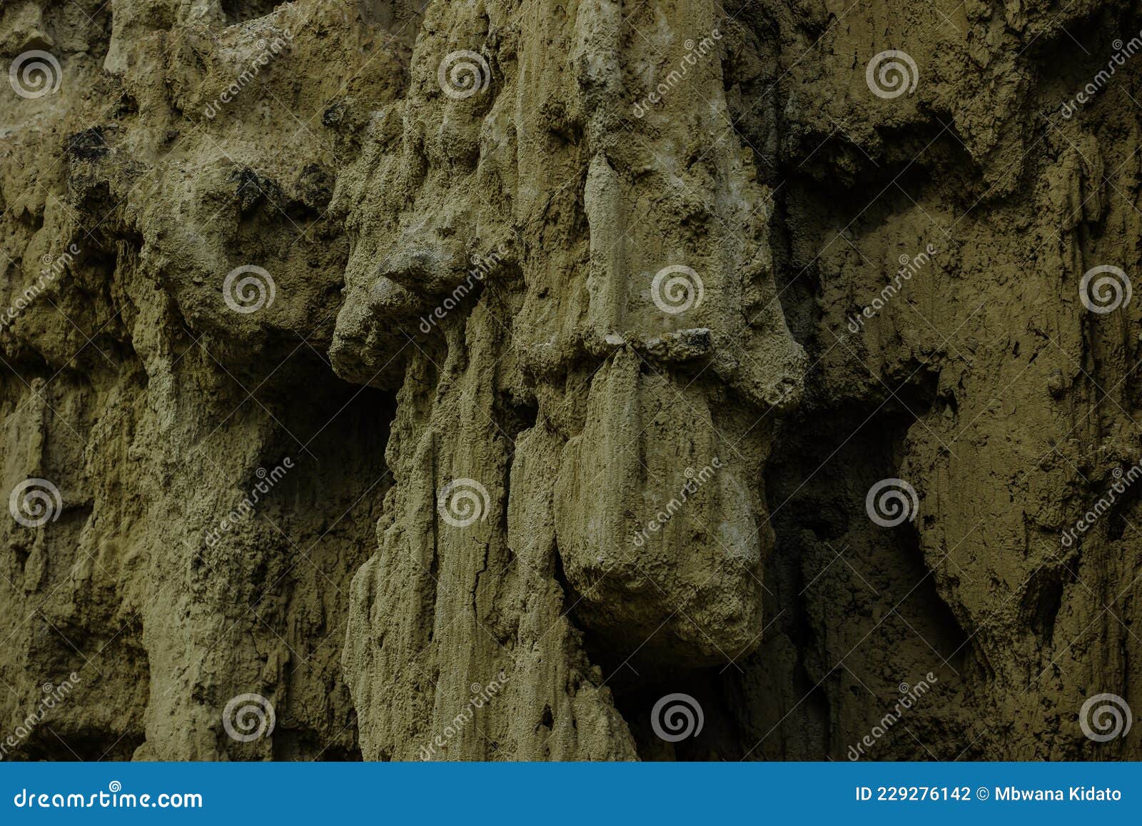 Sand pillar formation stock photo. Image of geology - 229276142
