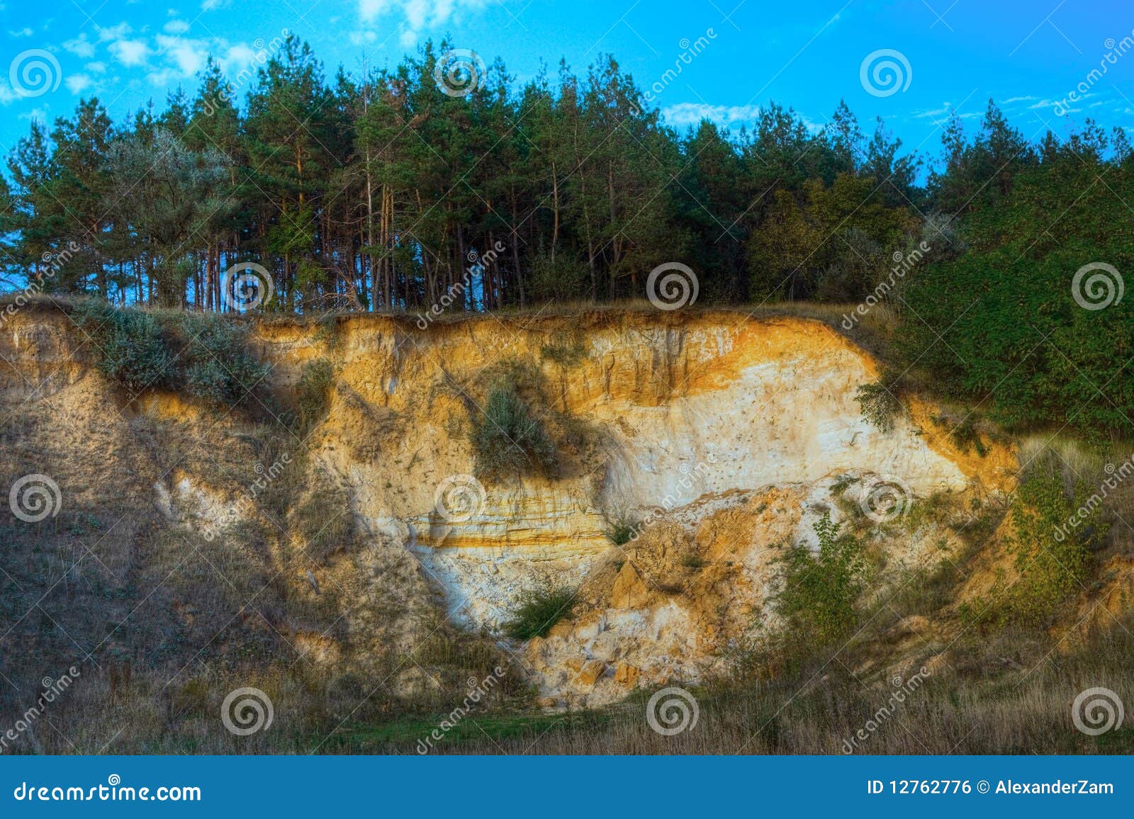 Sand pit stock photo. Image of forest, land, outdoors - 12762776