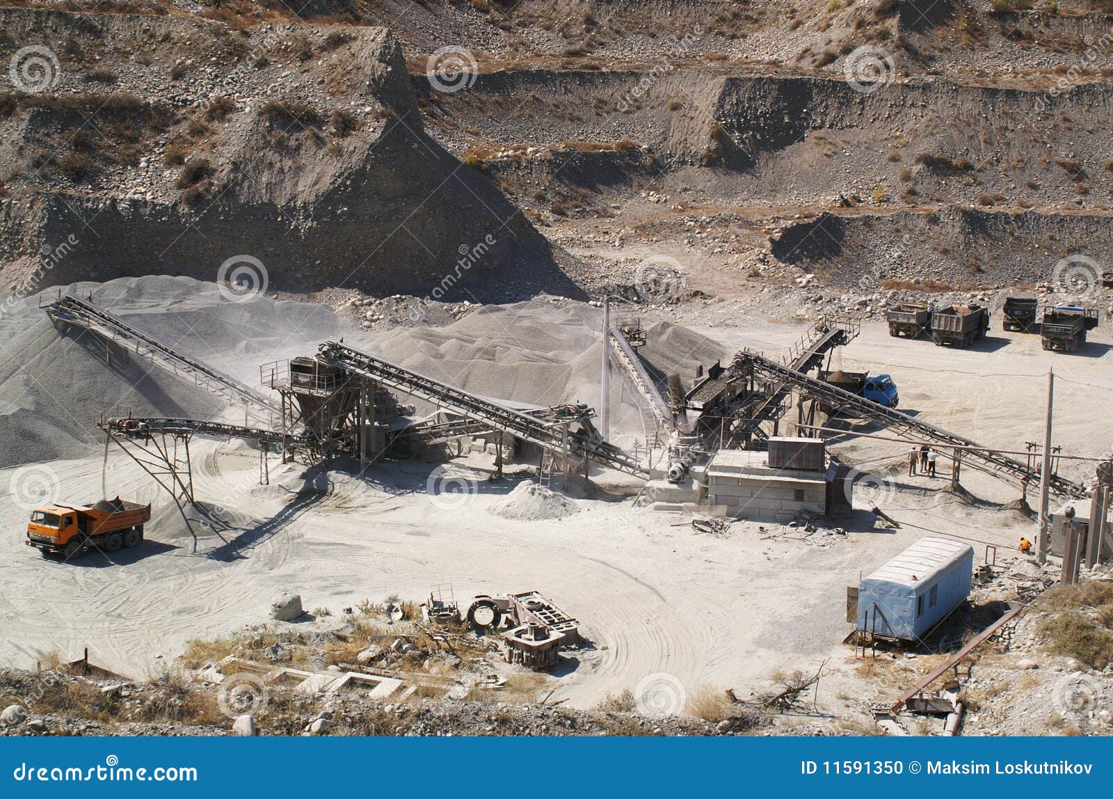 Sand-pit 16 stock photo. Image of macadam, large, crushed - 11591350