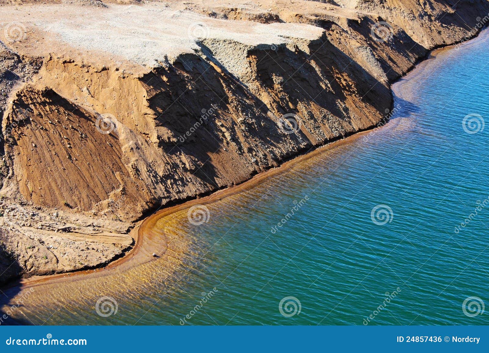 Sand pit stock photo. Image of land, career, sandy, digging - 24857436
