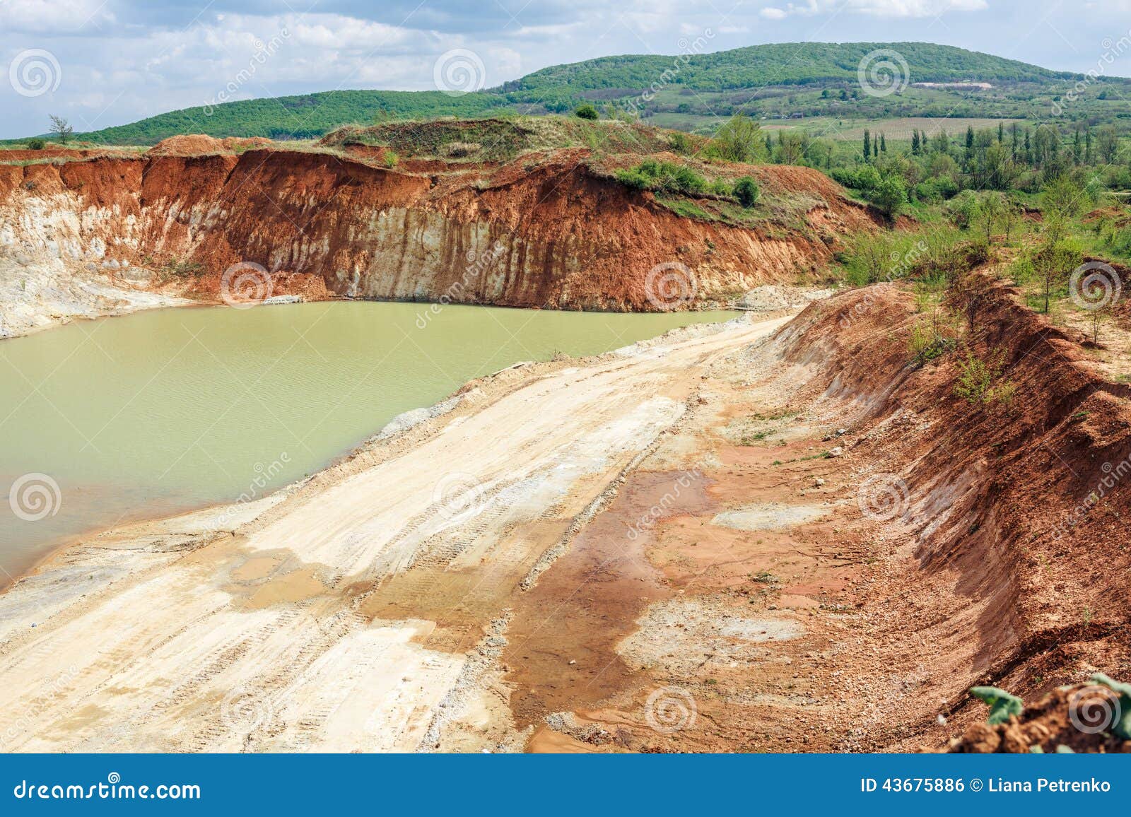 Sand pit stock photo. Image of industry, special, machine - 43675886