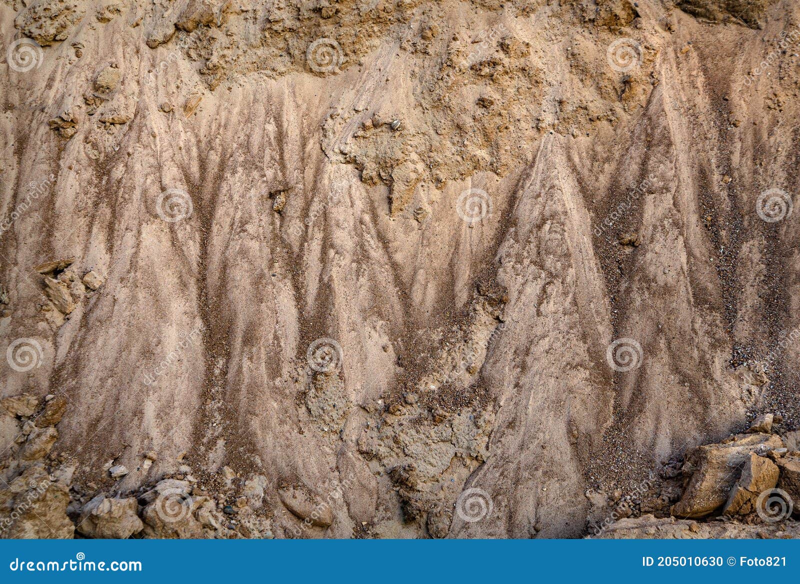Sand pit texture stock photo. Image of yellow, hood - 205010630