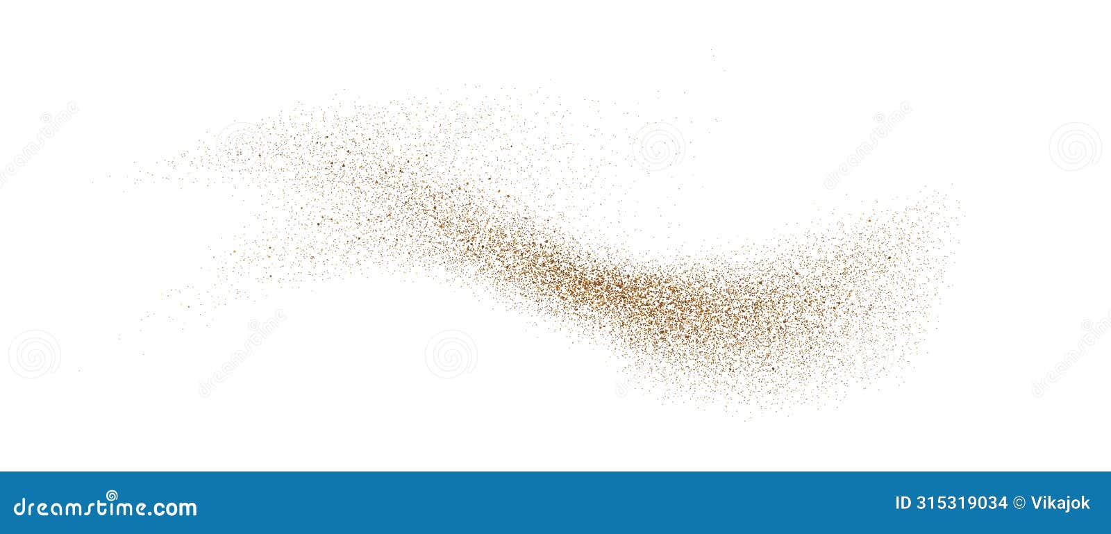 Sand Powder Splash. Flowing Dust Speckles and Particles Wave Texture ...