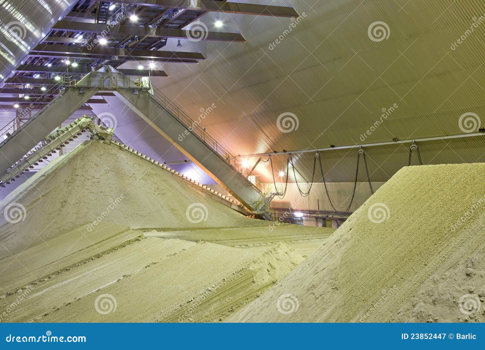 Sand processing stock image. Image of conveyor, factory - 23852447