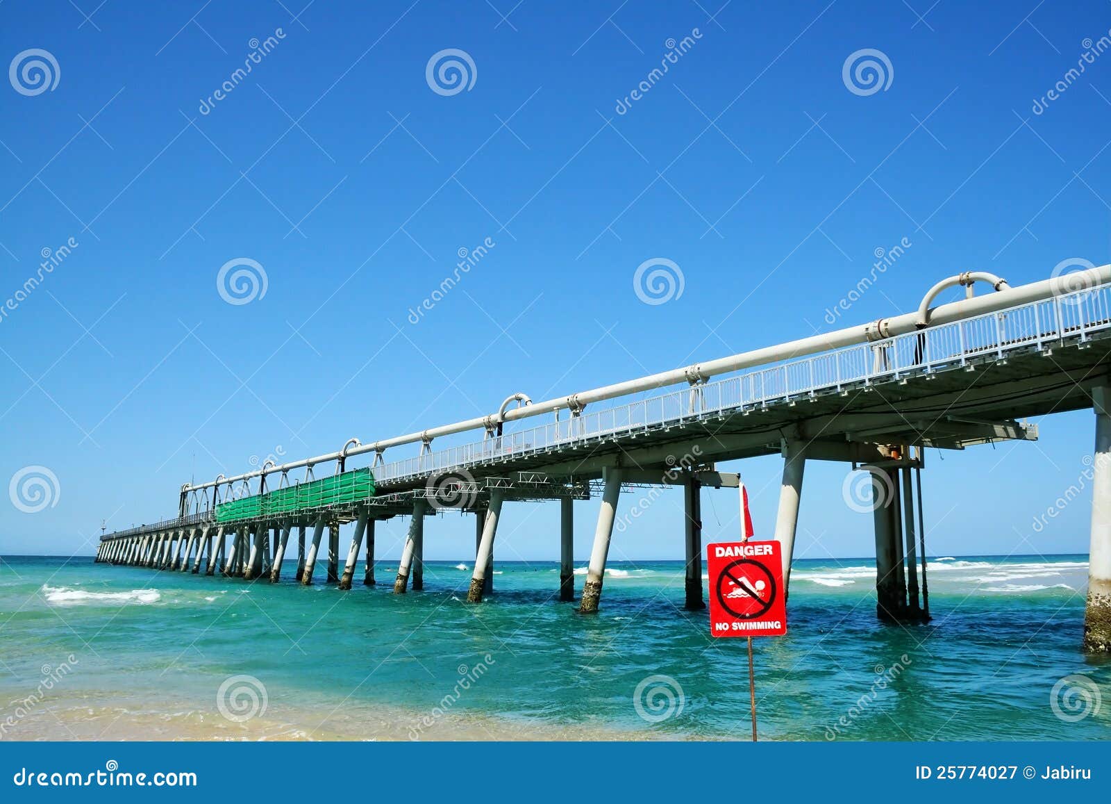 Sand Pumping Jetty stock image. Image of disused, gold - 25774027