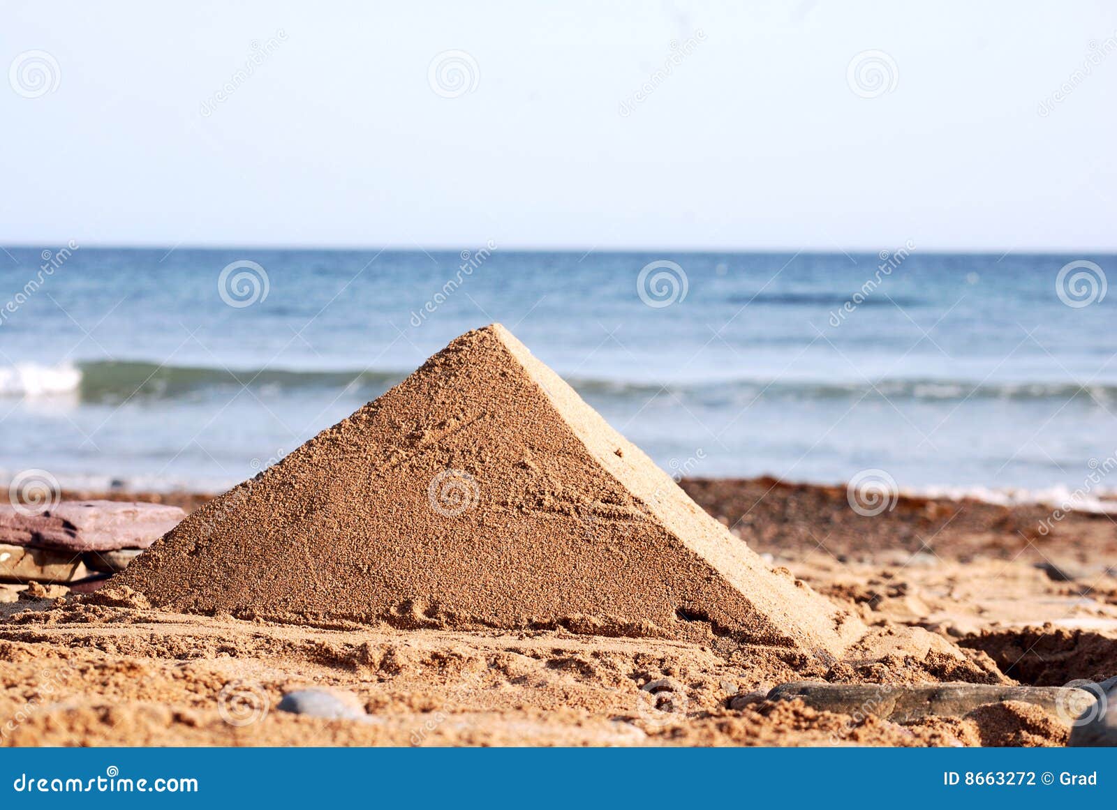 Sand Pyramid Near Town Of Melnik, Bulgaria Royalty-Free Stock ...