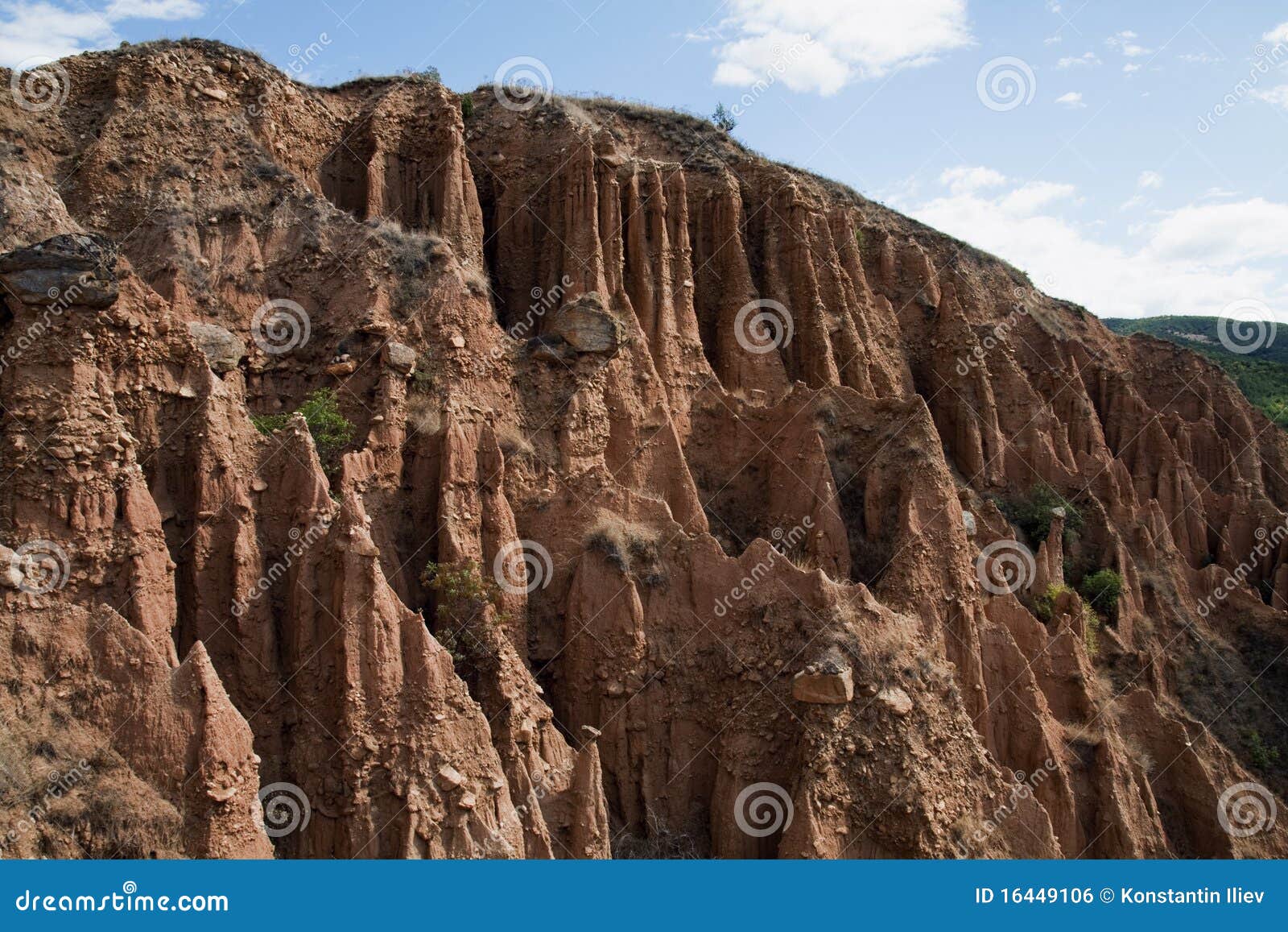 Sand pyramids stock photo. Image of brown, formation - 16449106