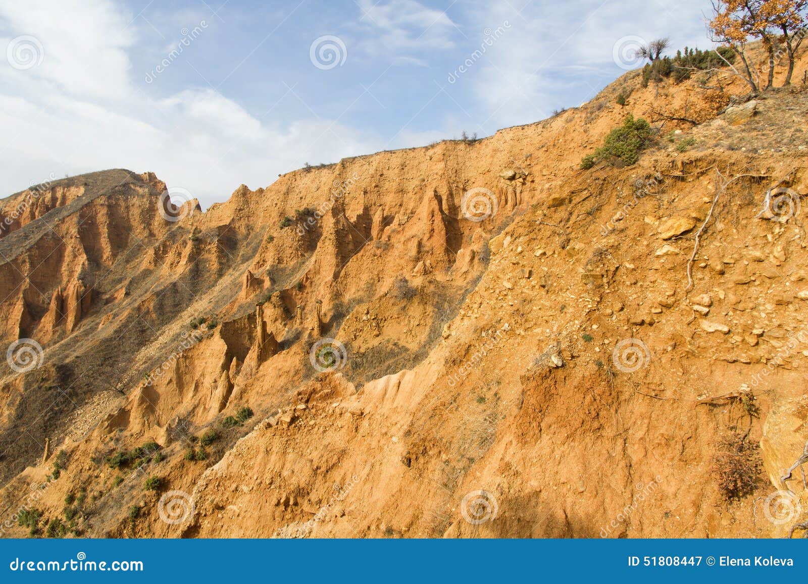 The Erosion Pyramids Of Zone Stock Photography | CartoonDealer.com ...