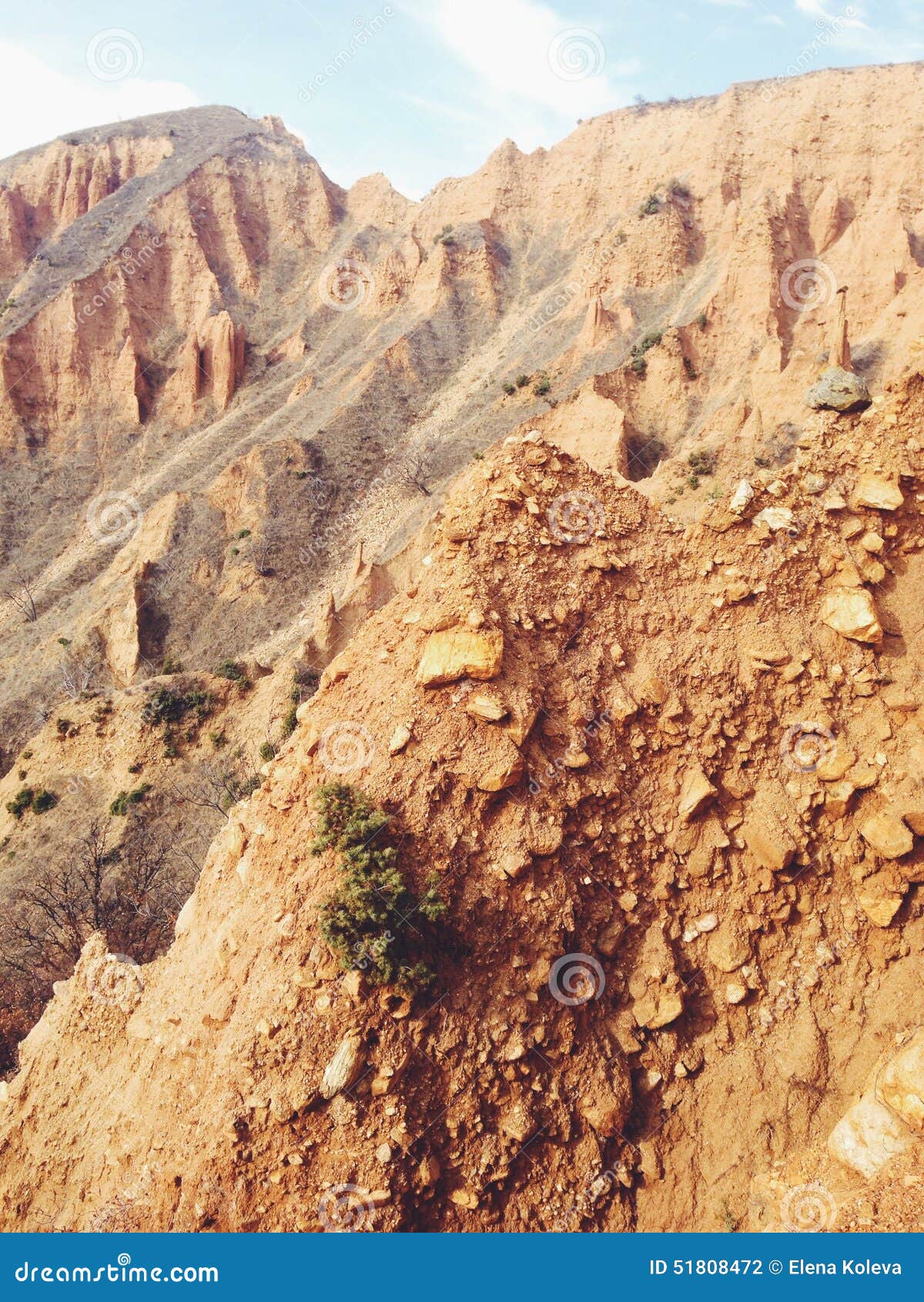 The Erosion Pyramids Of Zone Stock Photography | CartoonDealer.com ...