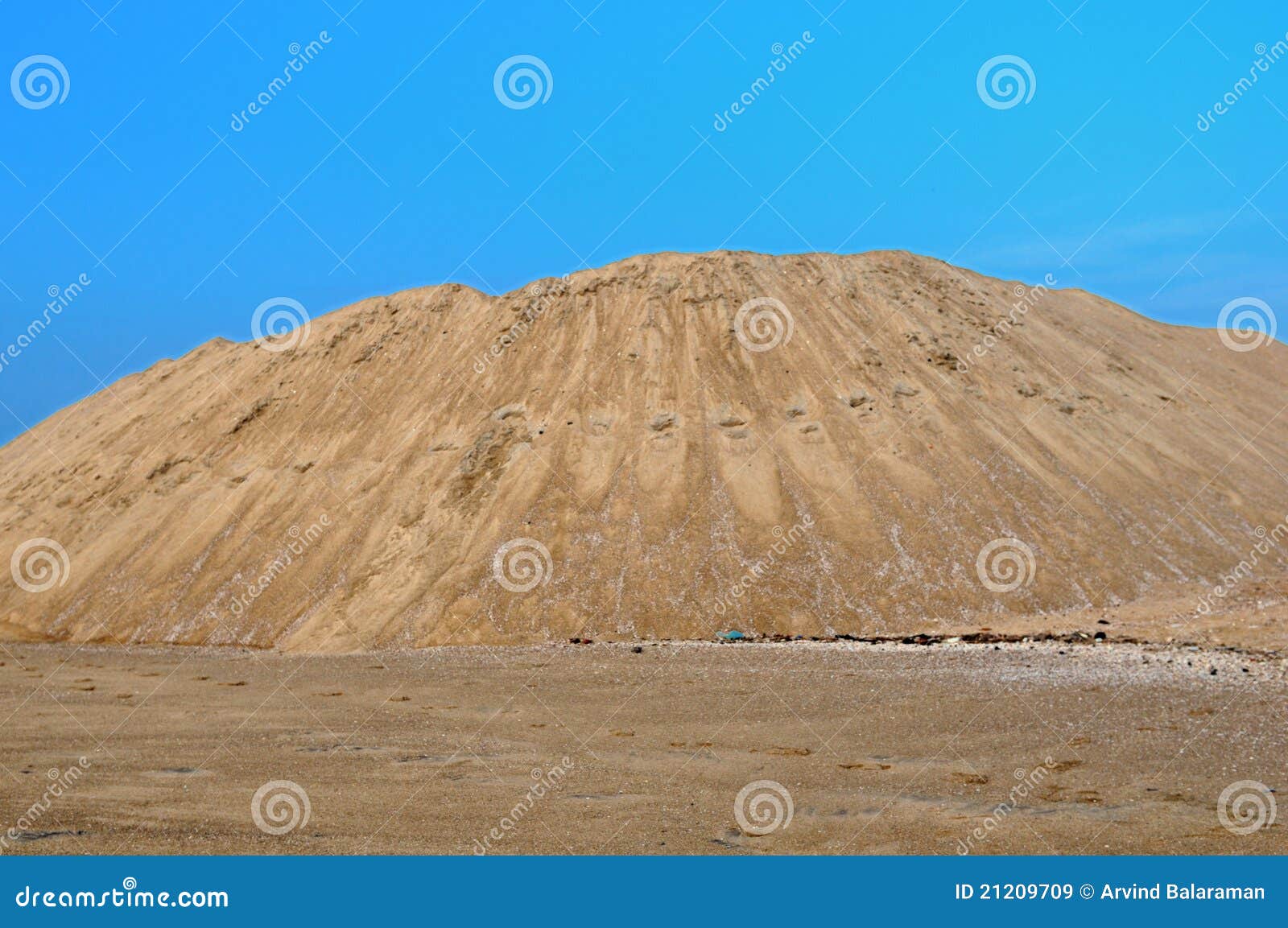 Sand quarry stock image. Image of pile, manufacturing - 21209709