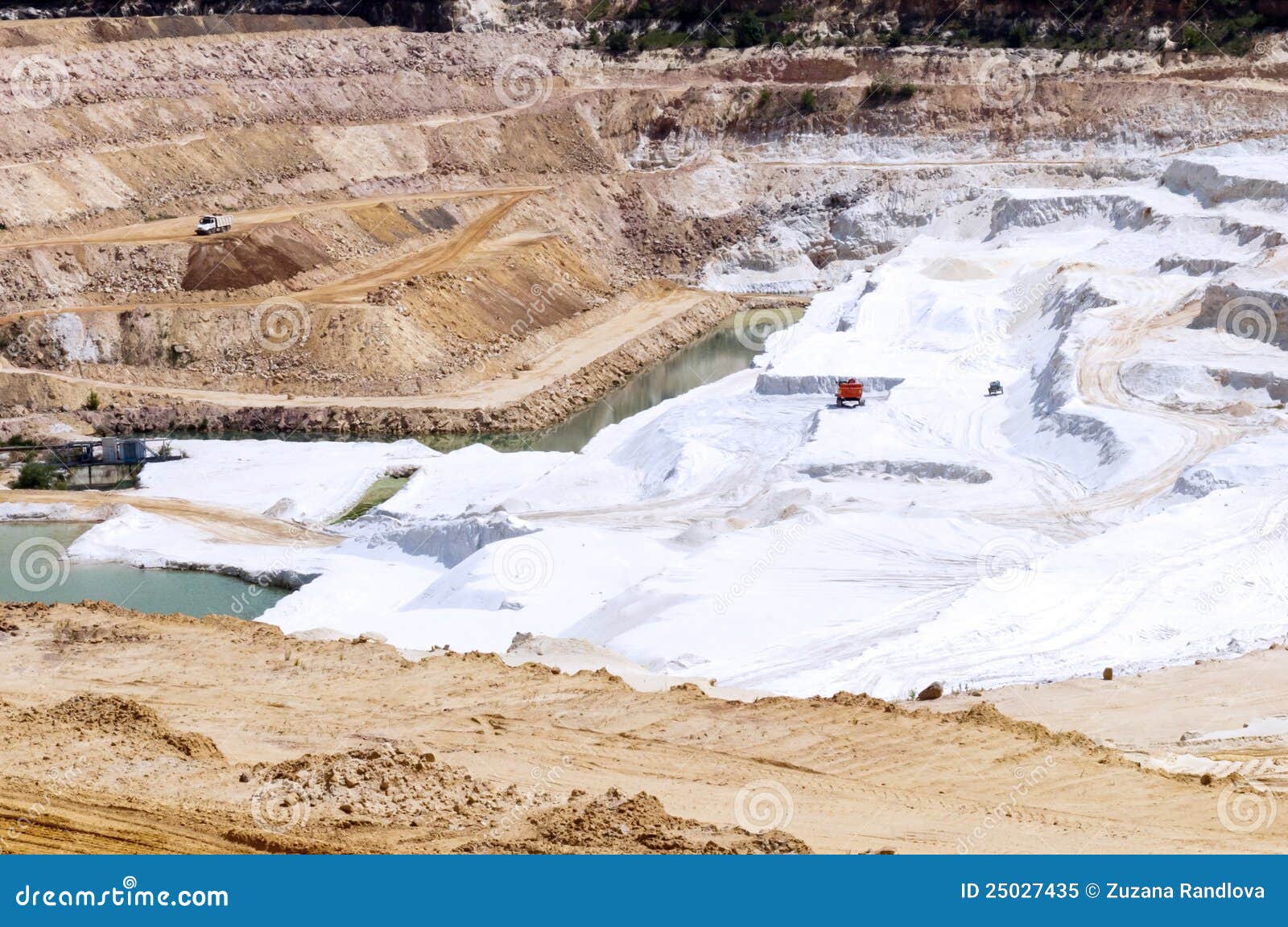 A sand quarry stock image. Image of alberta, mineral - 25027435