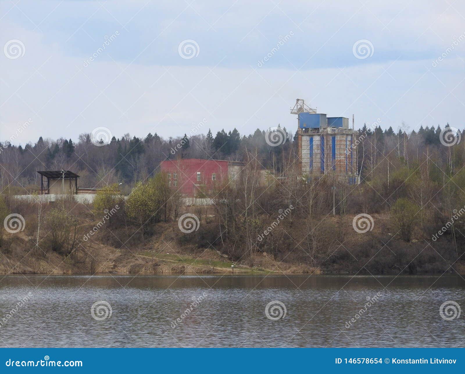 Sand Quarry Building and Workshop with Heavy Duty Machinery ...