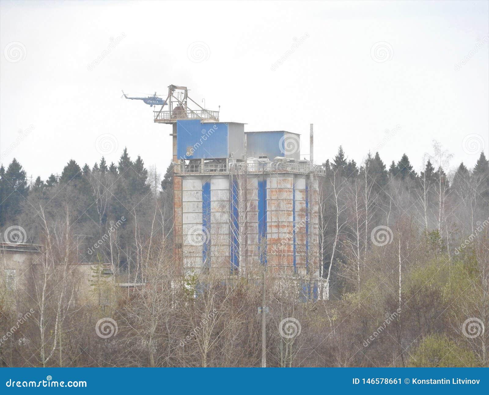 Sand Quarry Building and Workshop with Heavy Duty Machinery ...