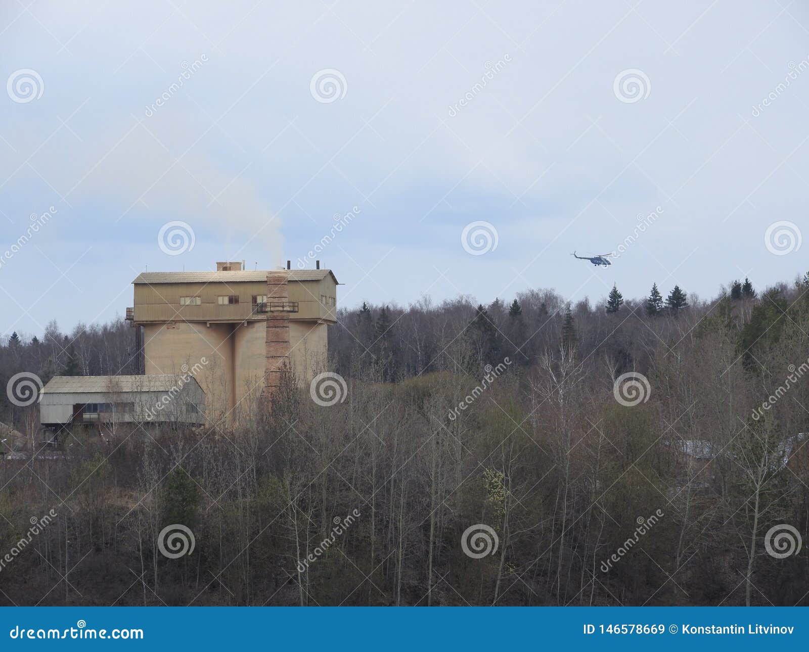 Sand Quarry Building and Workshop with Heavy Duty Machinery ...