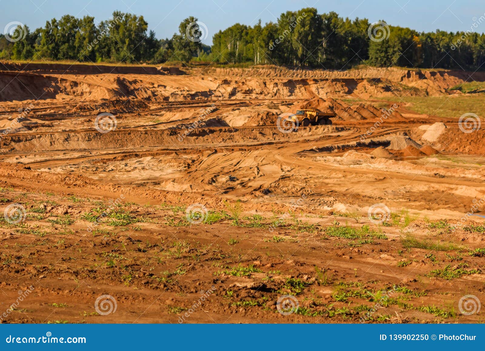 Sand quarry and mining stock photo. Image of quarry - 139902250