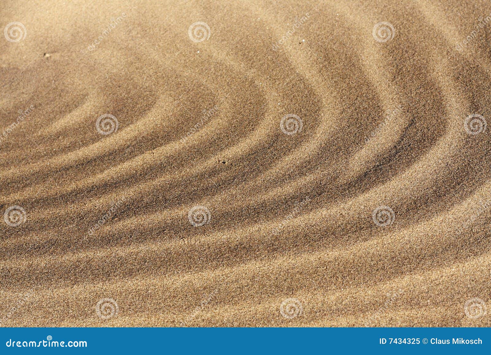 Sand ripples stock image. Image of curves, dune, beach - 7434325