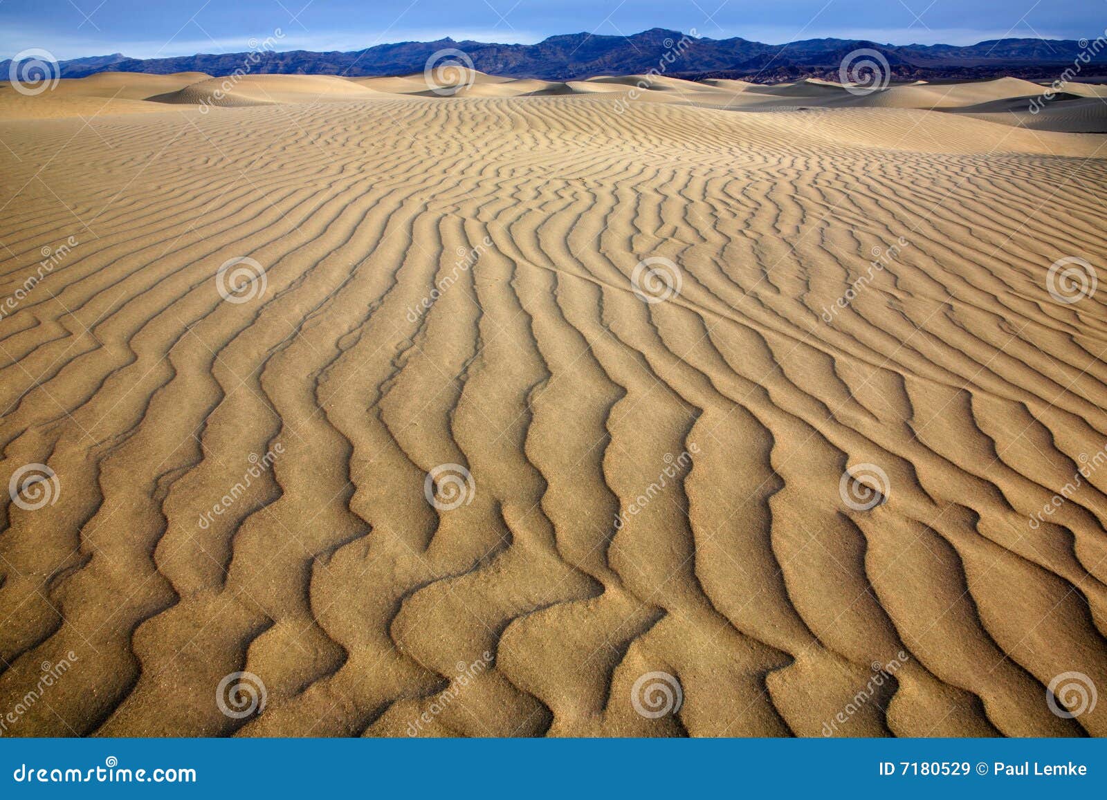 Sand Ripples, Death Valley stock image. Image of landscape - 7180529