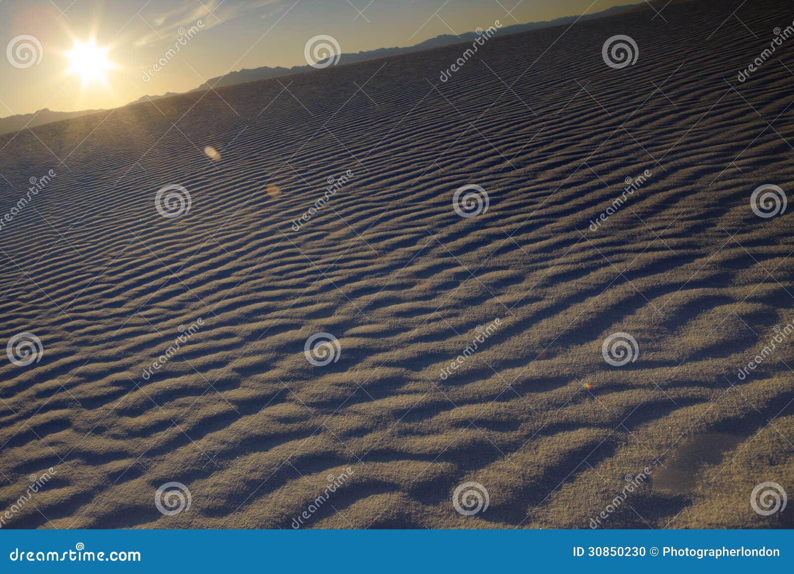 Sand ripples in desert USA stock photo. Image of atmosphere - 30850230