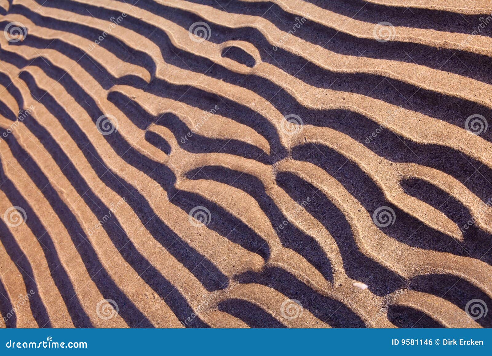 Sand Ripples Parallel Line Pattern on Beach Stock Photo - Image of ...
