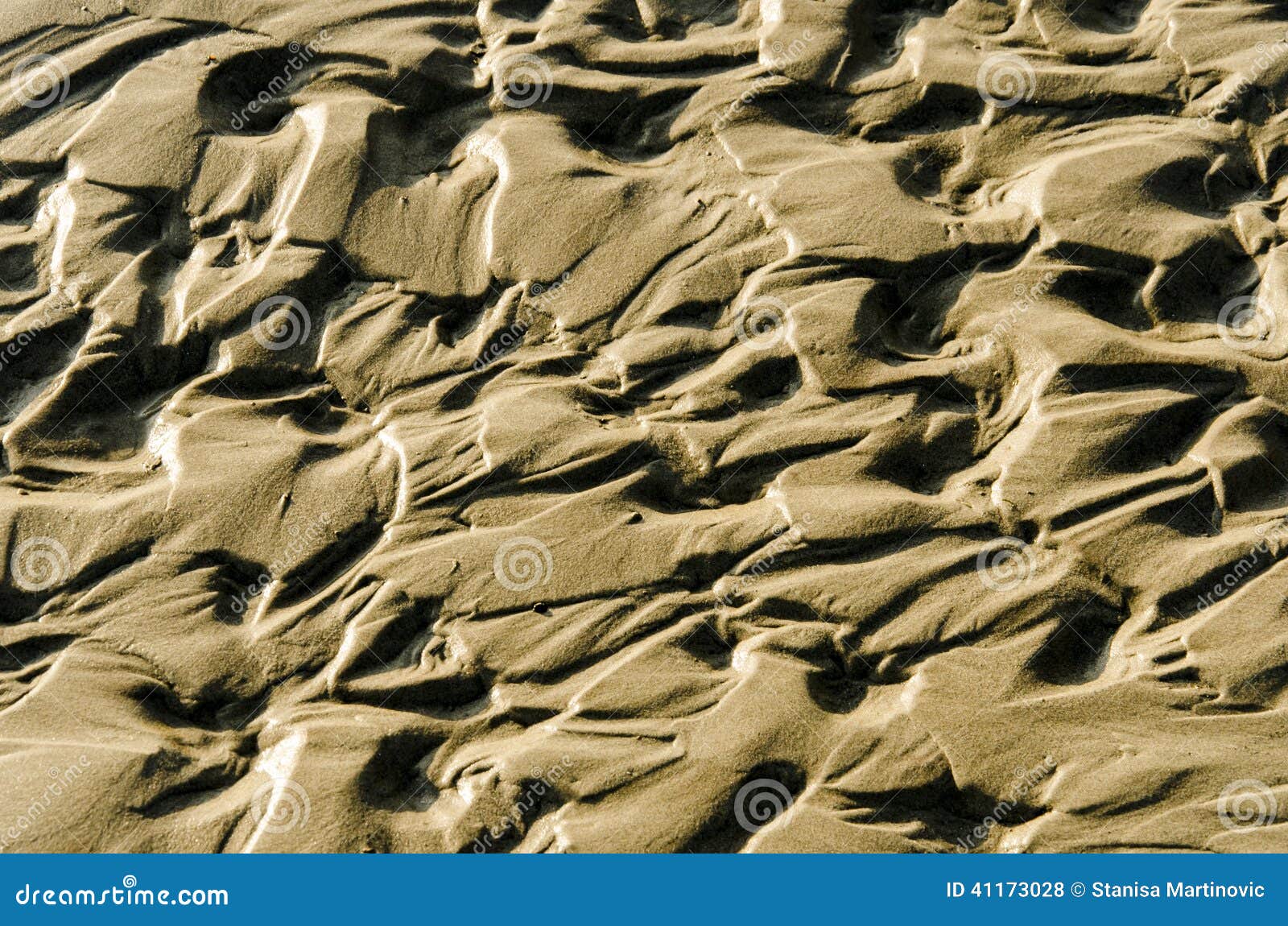 Sand ripples stock photo. Image of detail, seaside, textured - 41173028