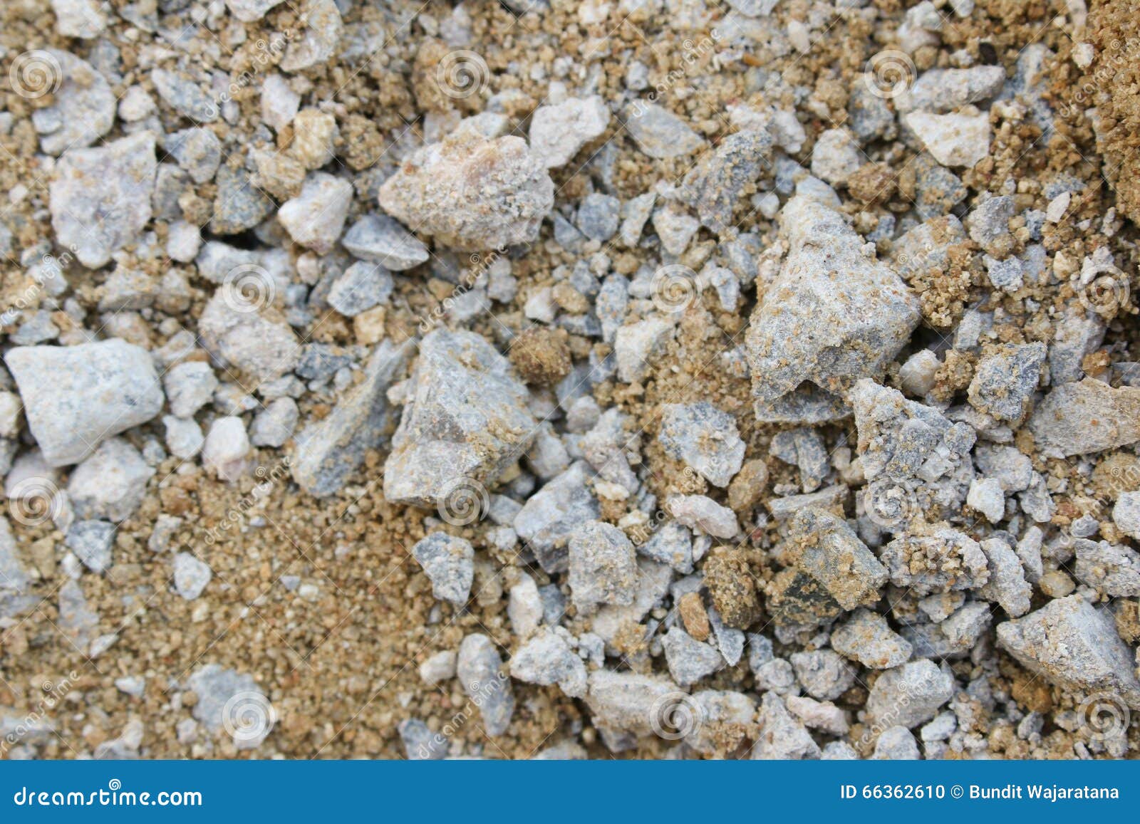 Sand with Rock for Constructure Stock Photo - Image of road, site: 66362610