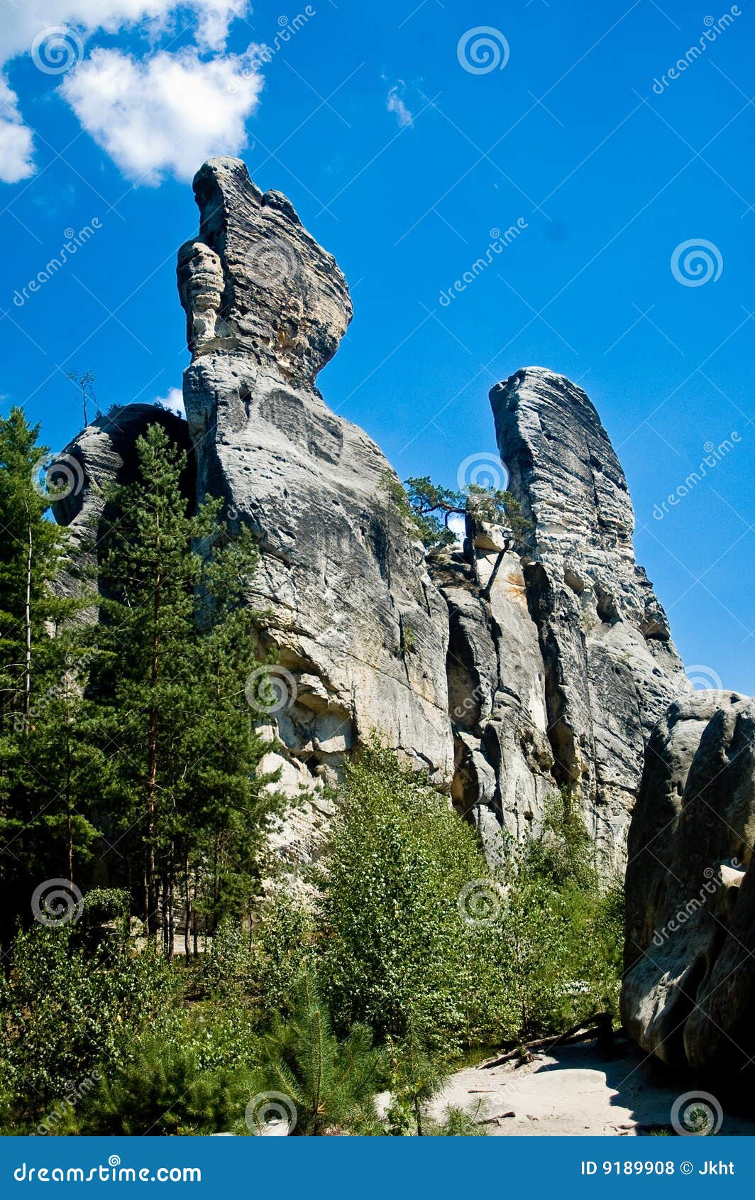 Sand rocks stock photo. Image of rocks, nature, sand, clouds - 9189908