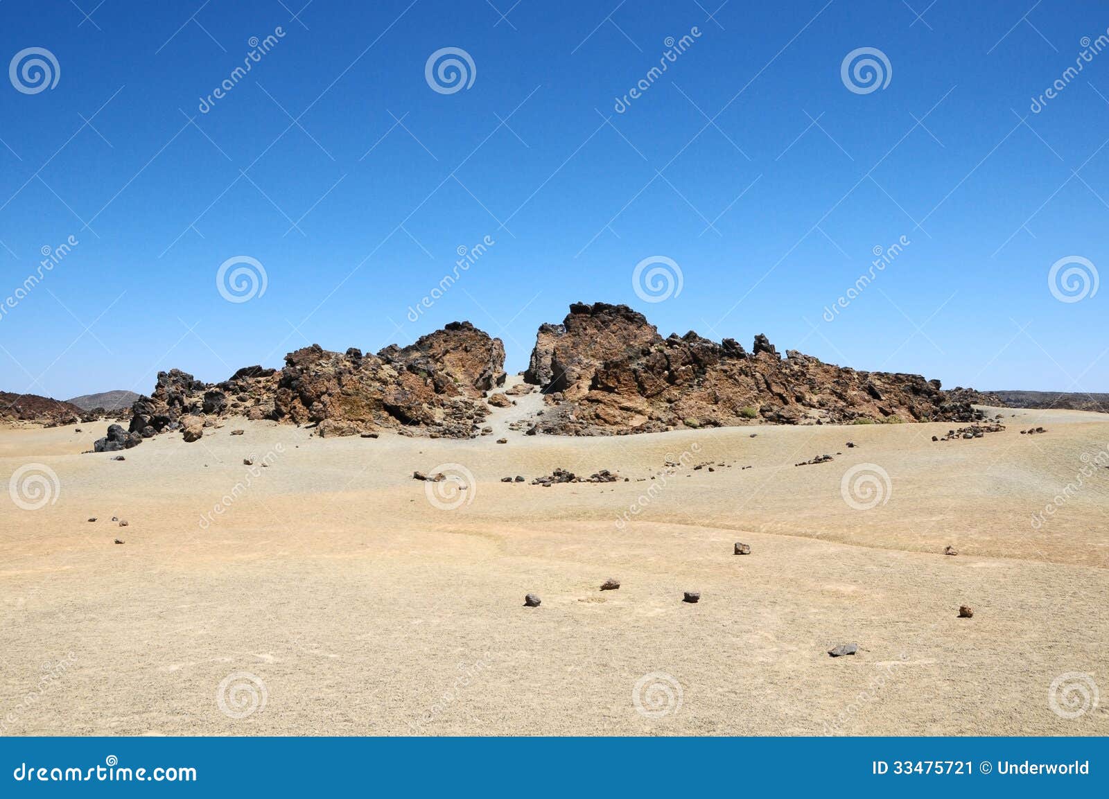 Sand and Rocks Desert stock image. Image of shadow, nature - 33475721