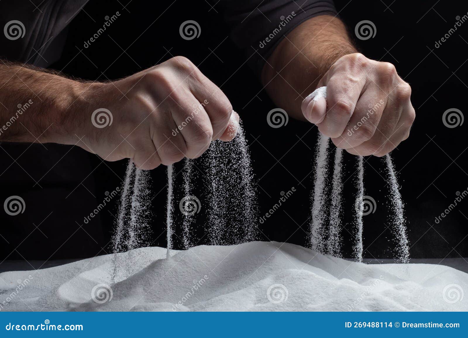 Sand Running through Hands As a Symbol for Time Running Stock Photo ...