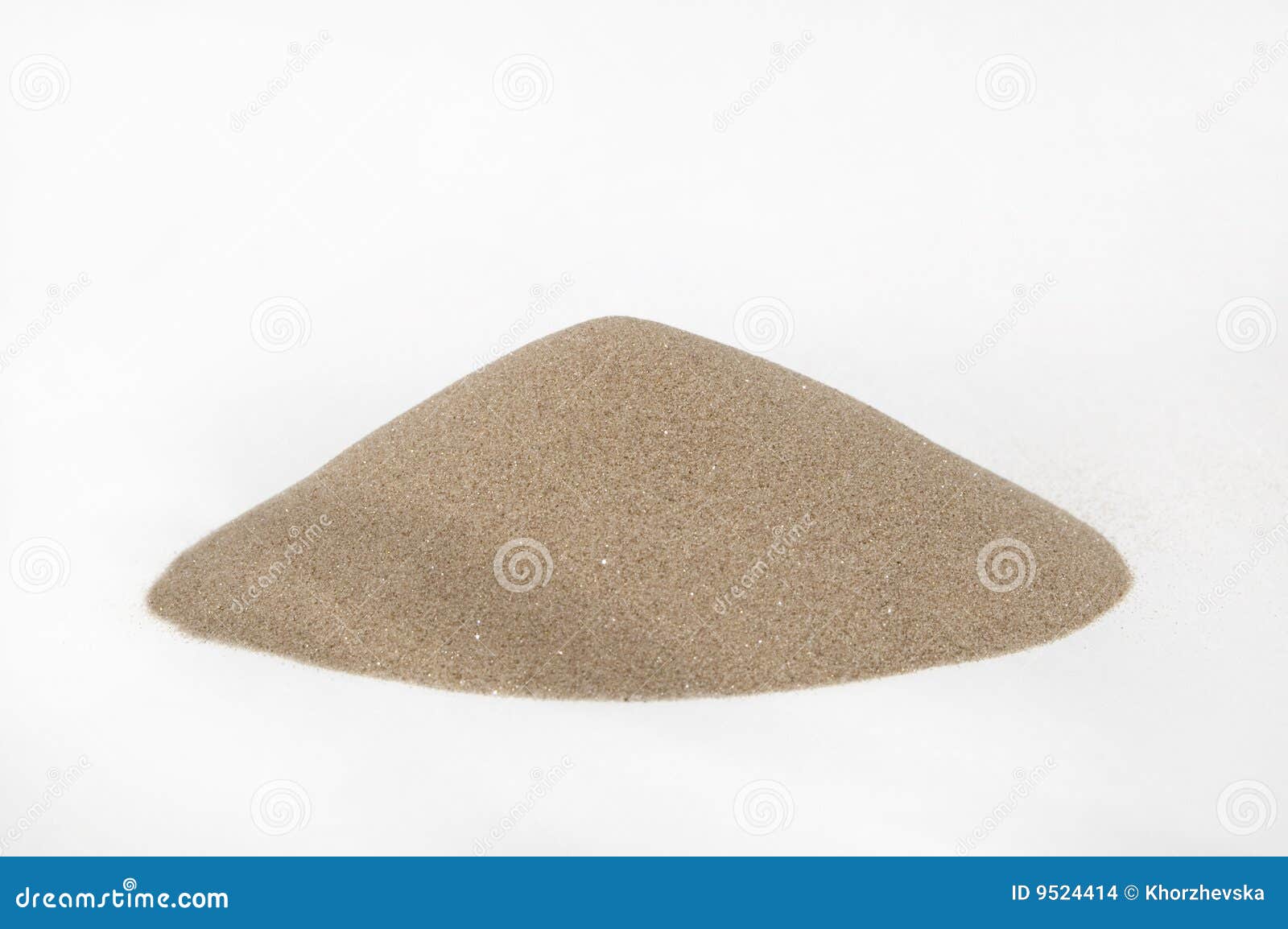 Sand S Cone - Ore of Mining Industry Stock Photo - Image of isolated ...