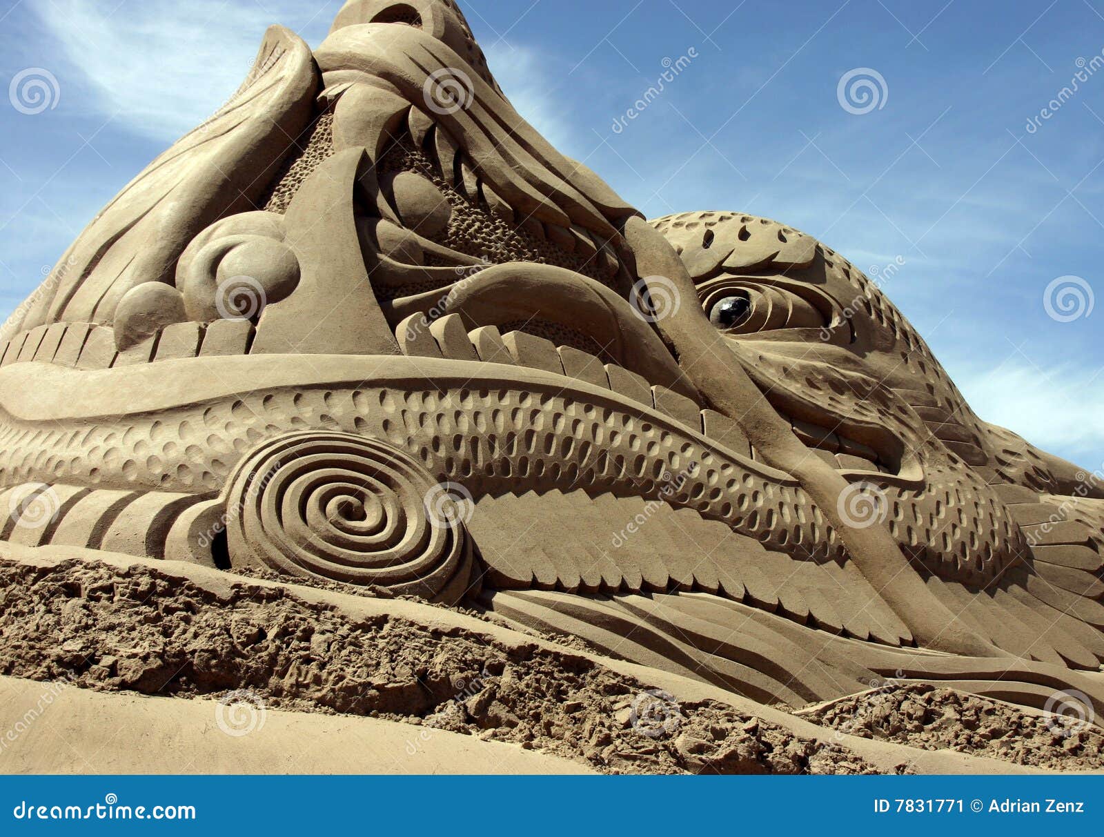 Sand sculpture stock image. Image of tibetans, sculpture - 7831771