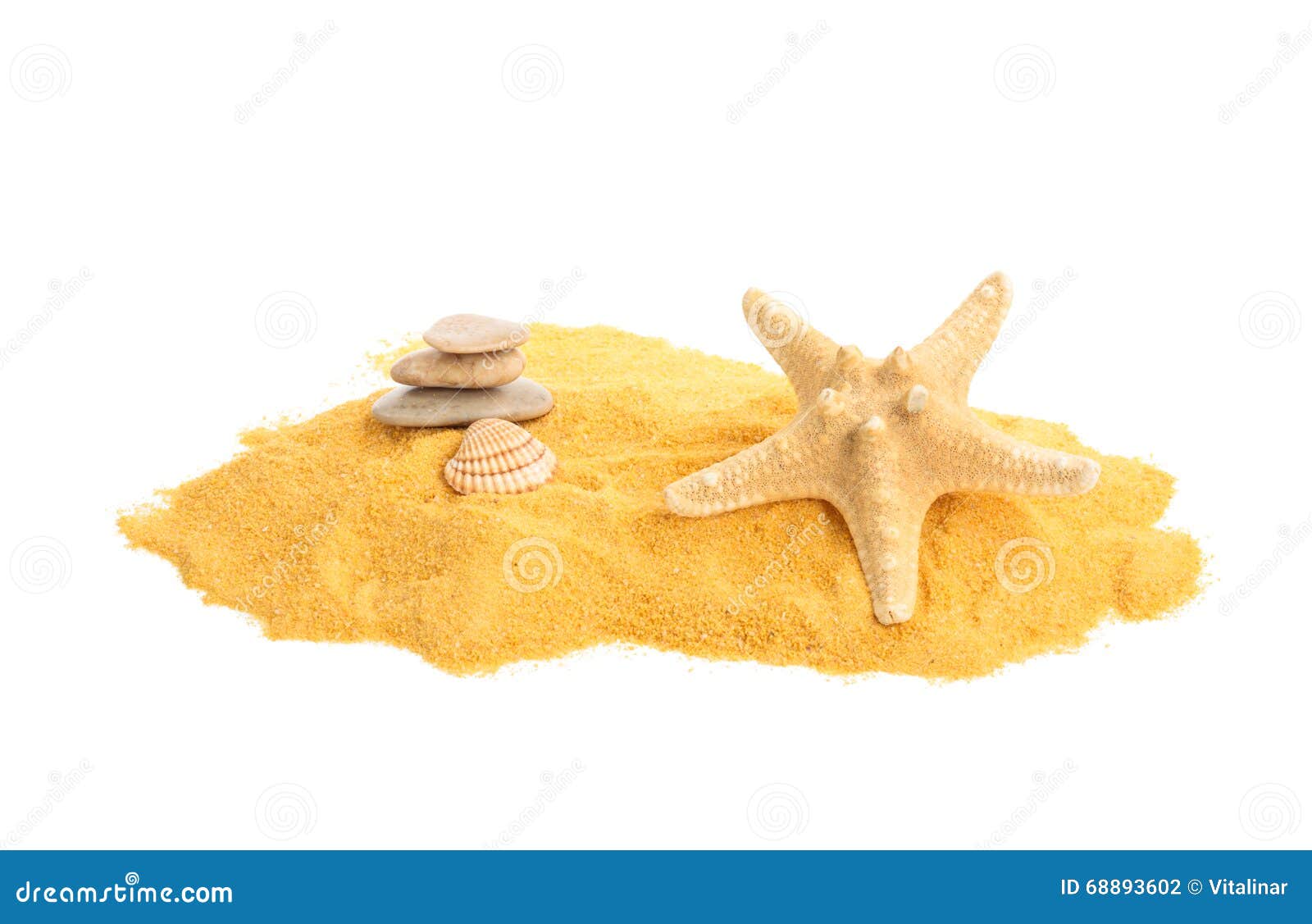 Sand and shells. stock photo. Image of pattern, marine - 68893602