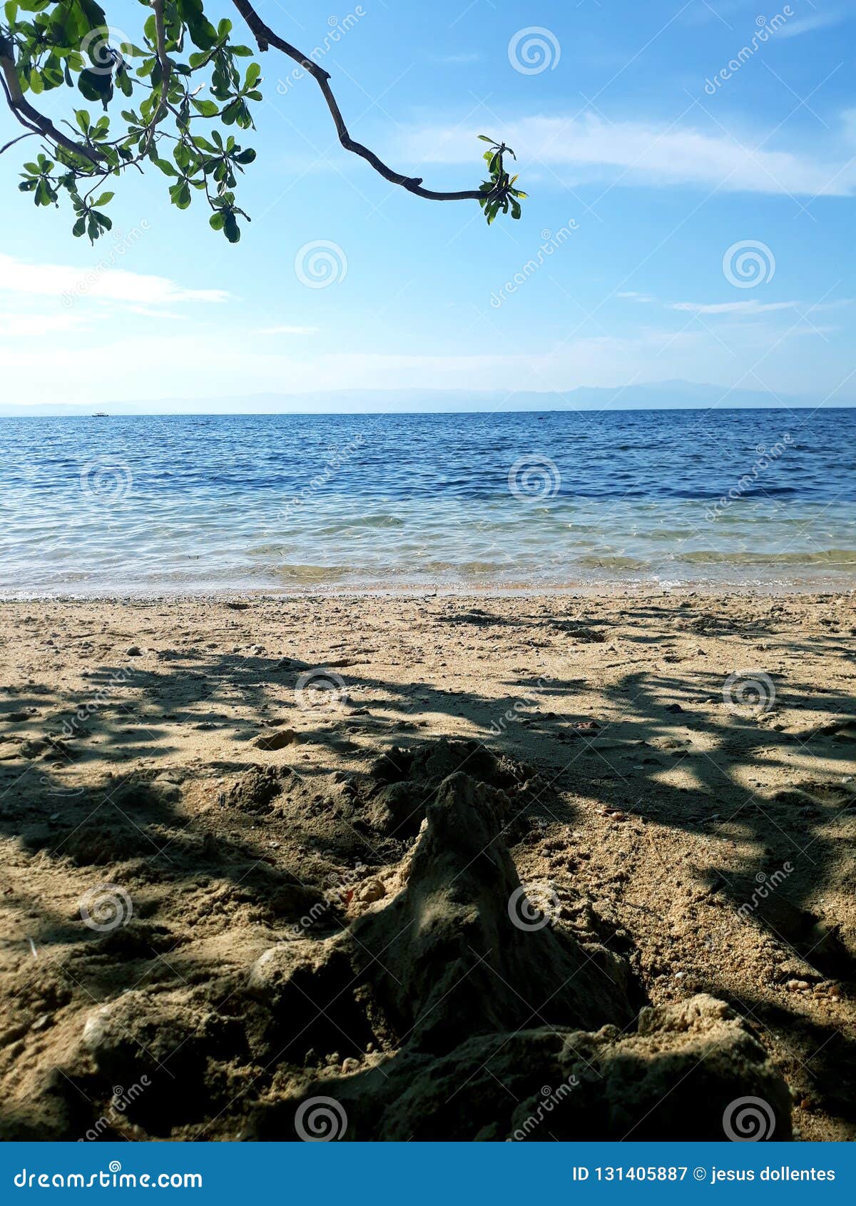 Afternoon beach stock image. Image of shoreline, calm - 131405887