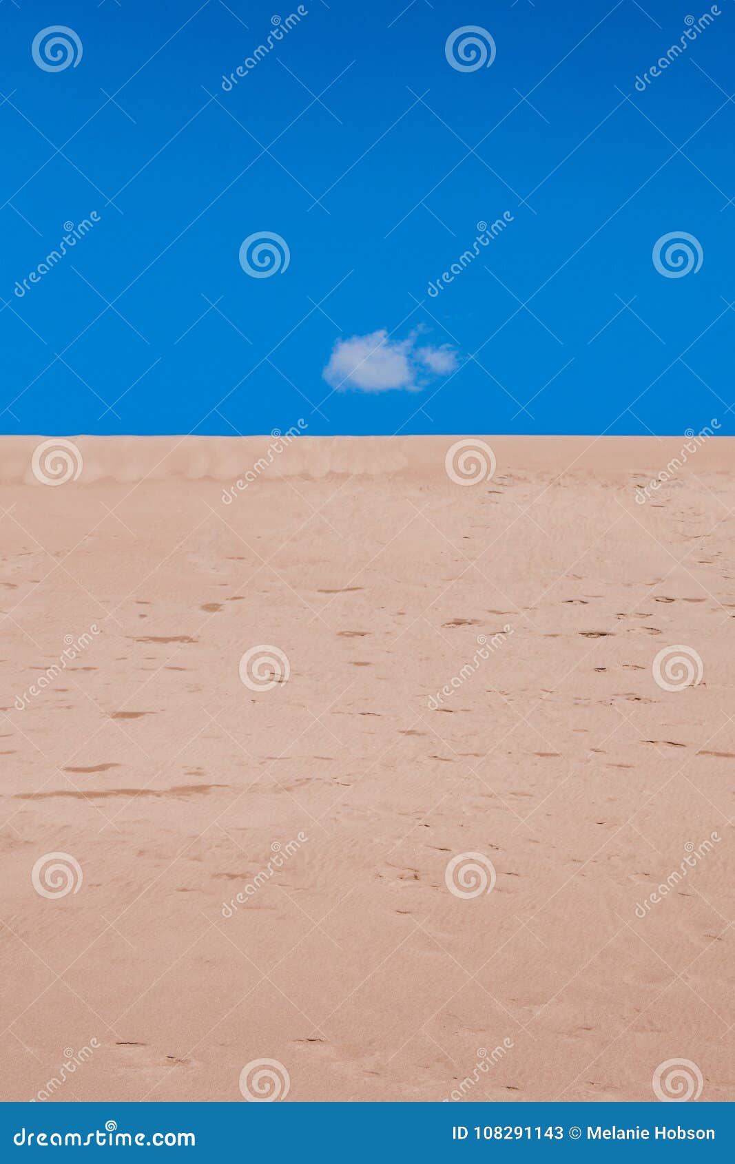 Sand and Sky stock image. Image of travel, vertical - 108291143