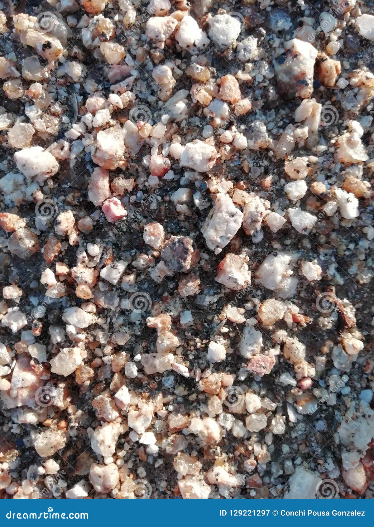 Sand stock image. Image of pieces, small, granite, quartz - 129221297