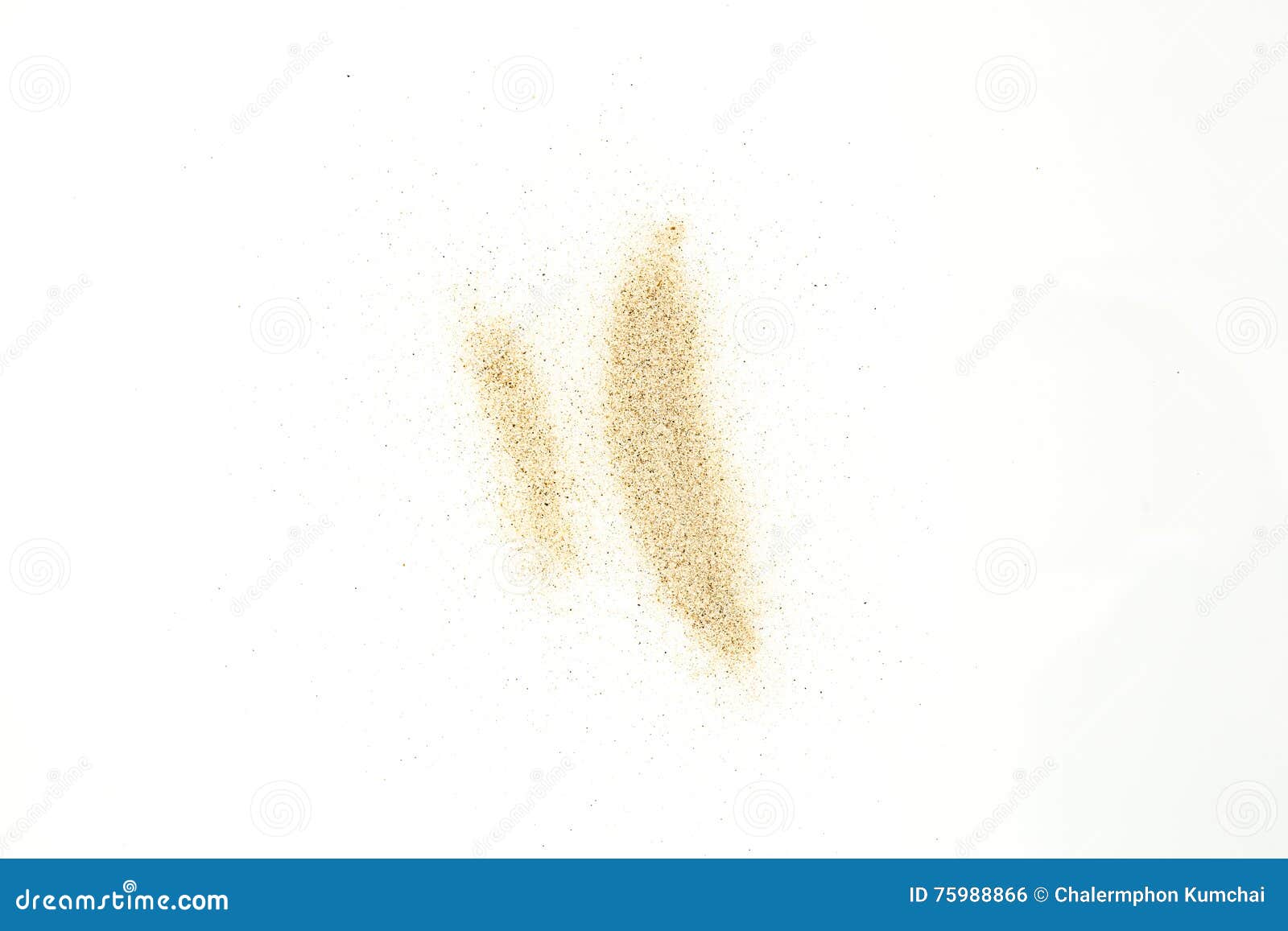 Sand Stains Isolated On White Background. Stock Image | CartoonDealer ...