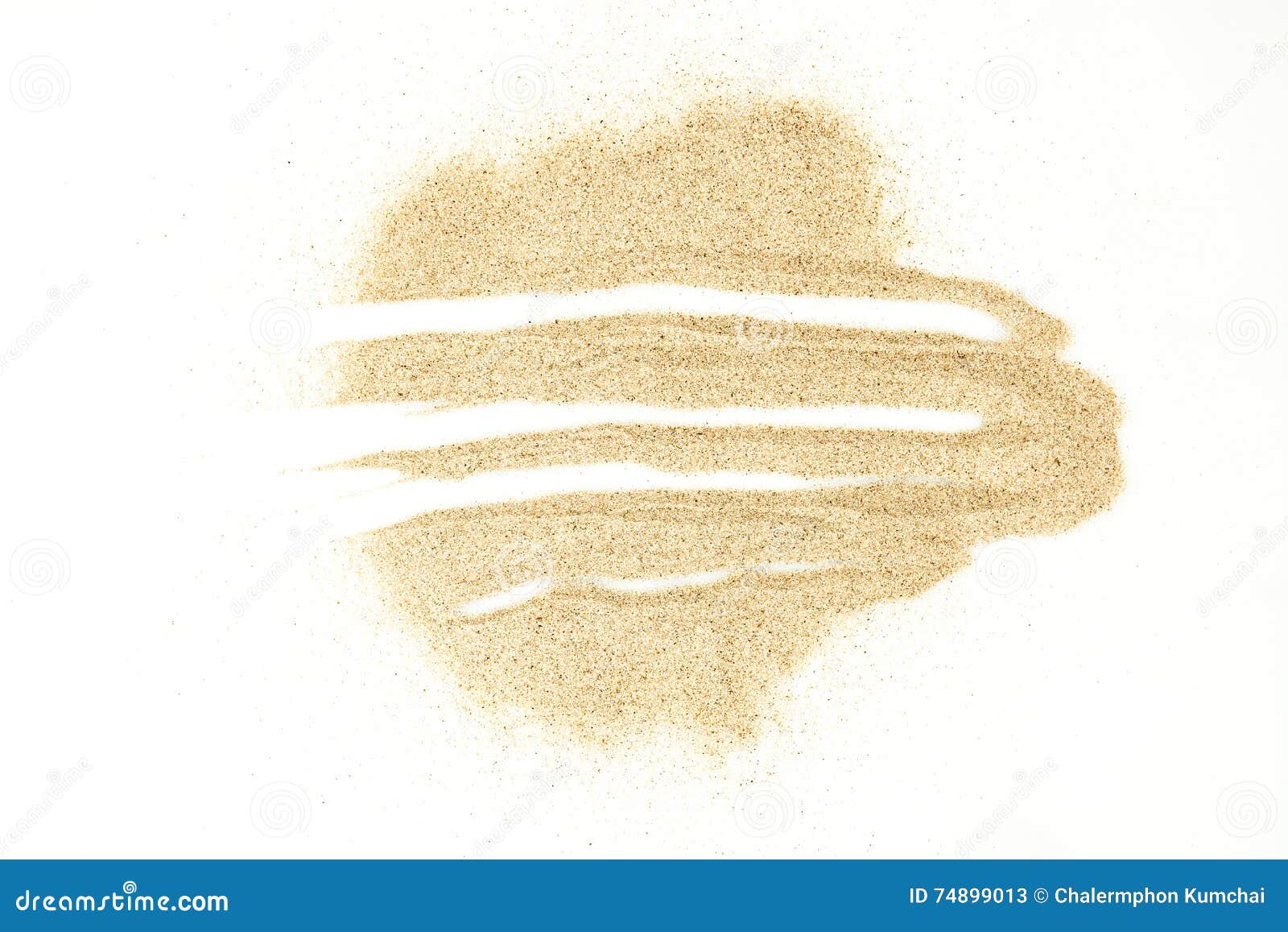 Sand Stains Isolated On White Background. Stock Image | CartoonDealer ...