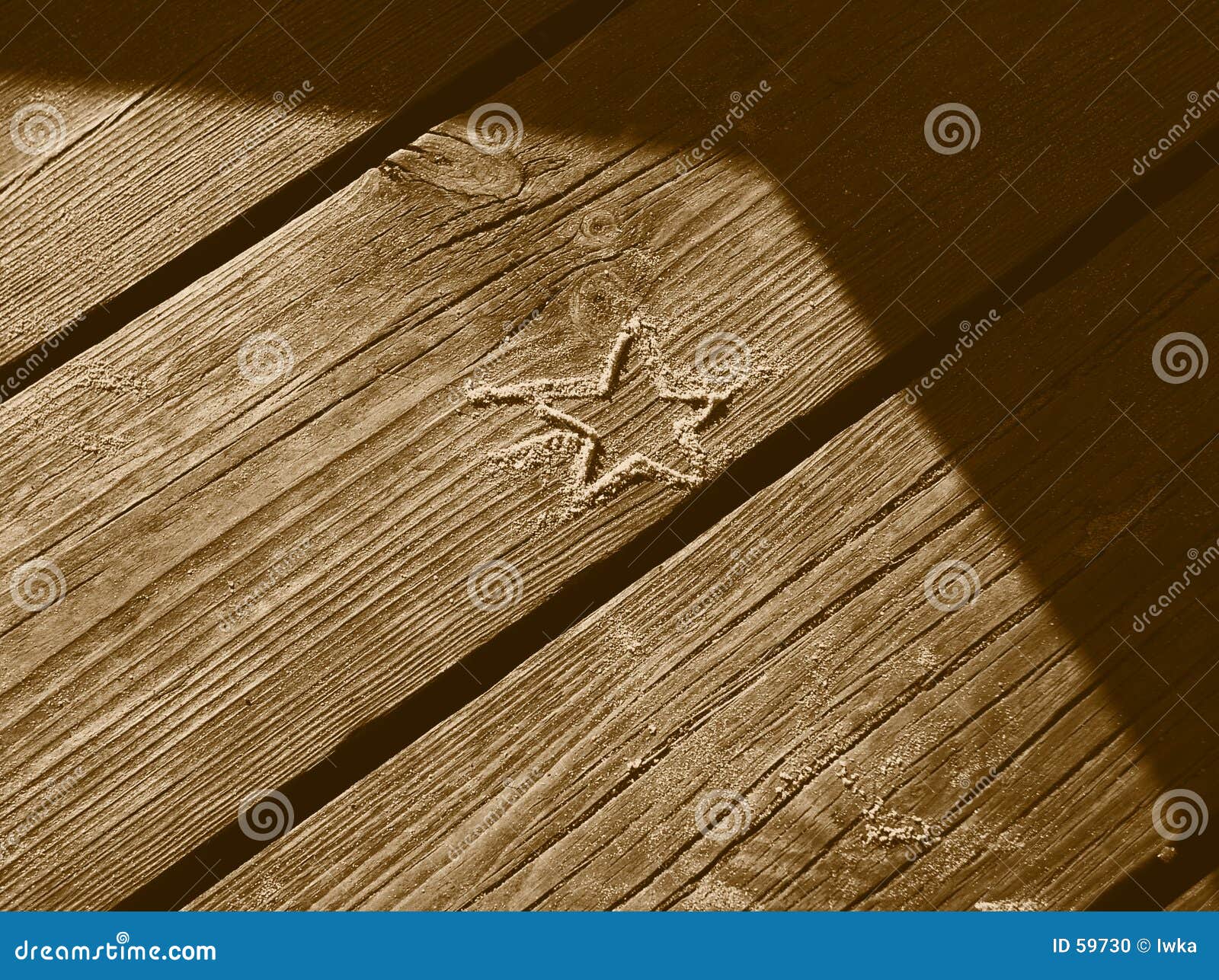 Sand star stock photo. Image of boards, aged, grooves, sand - 59730