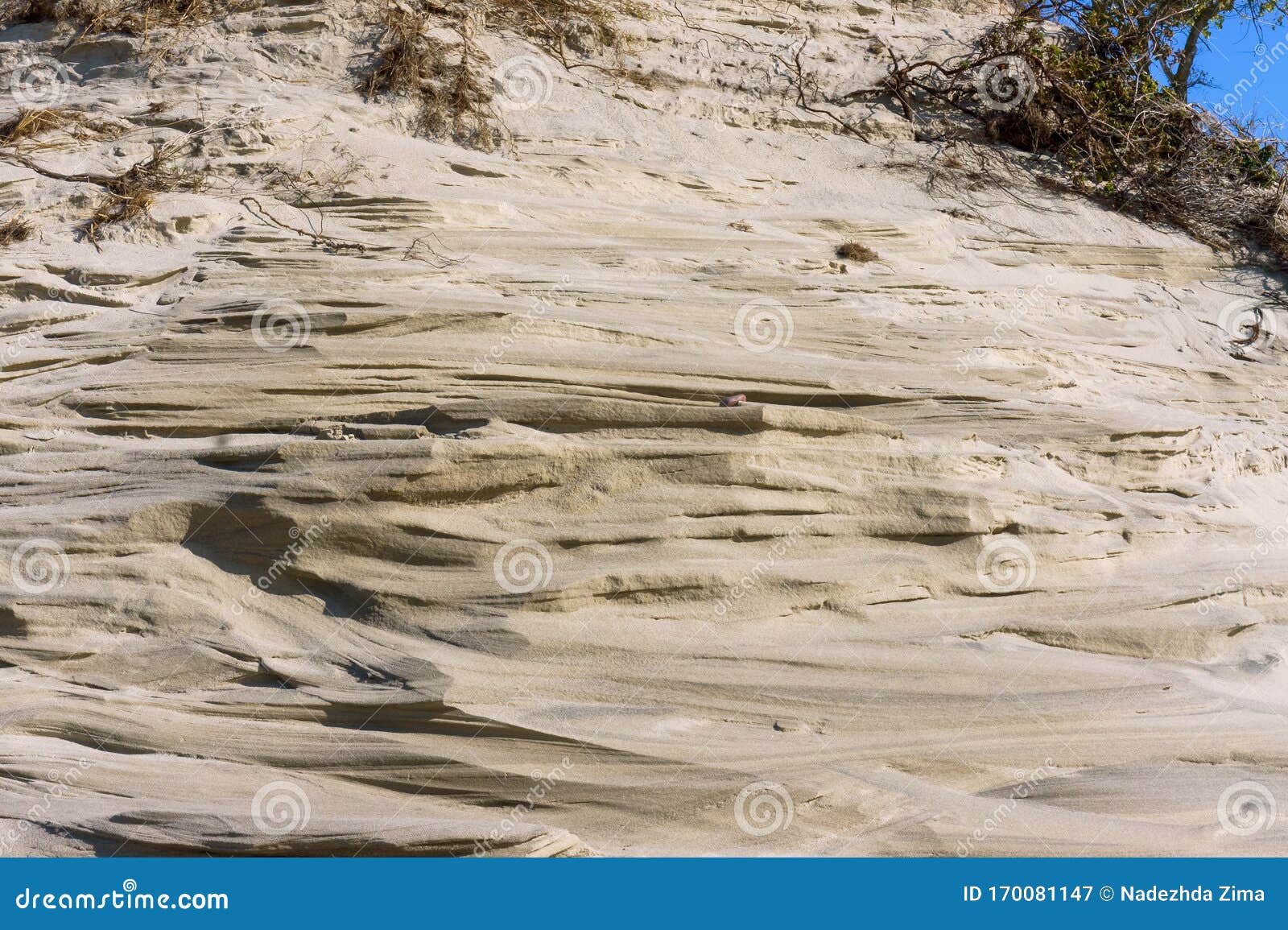 Sand on a Steep Beach, Sea Sand Beach Stock Image - Image of stunning ...