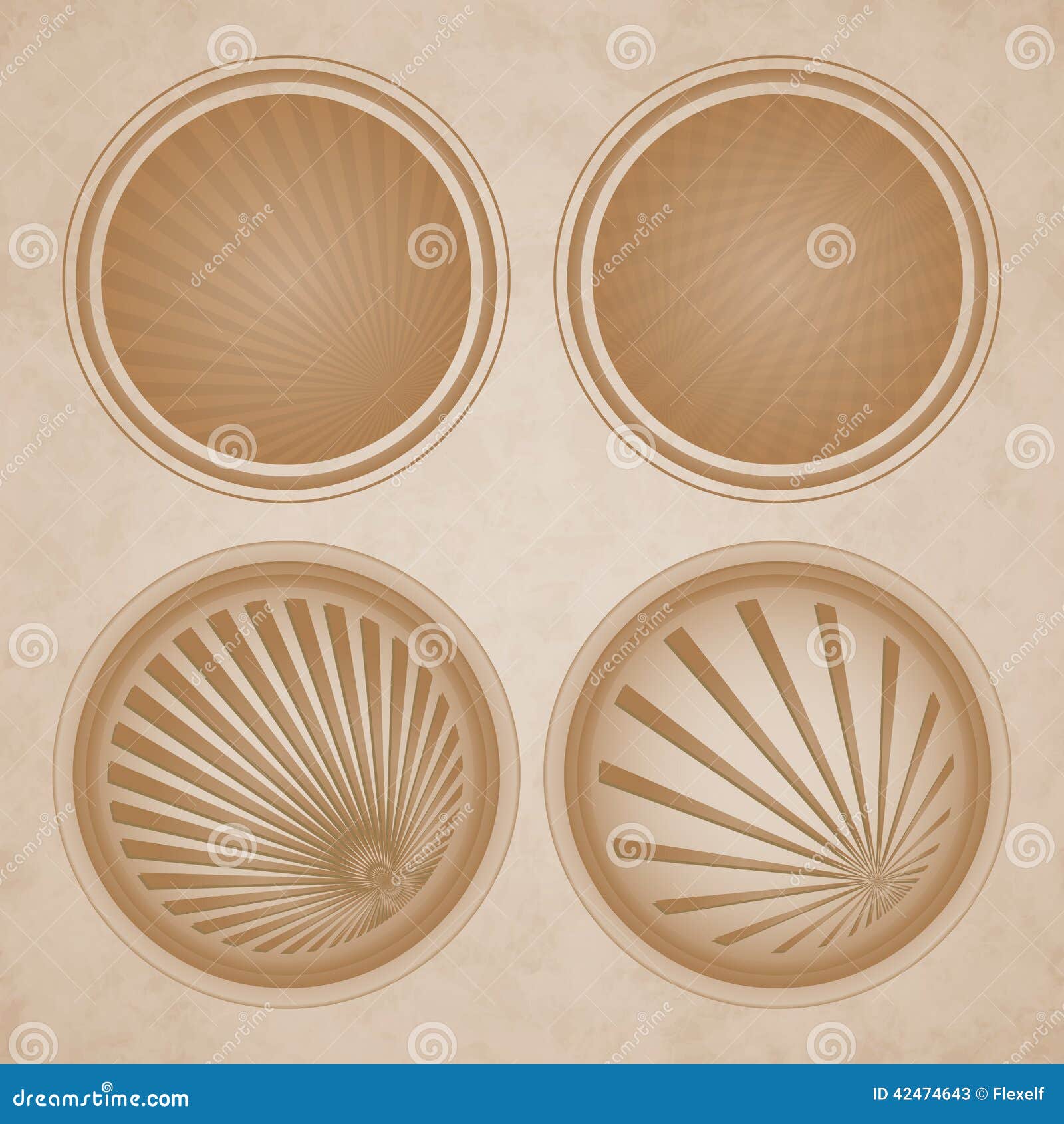 Sand stickers stock vector. Illustration of elegance - 42474643