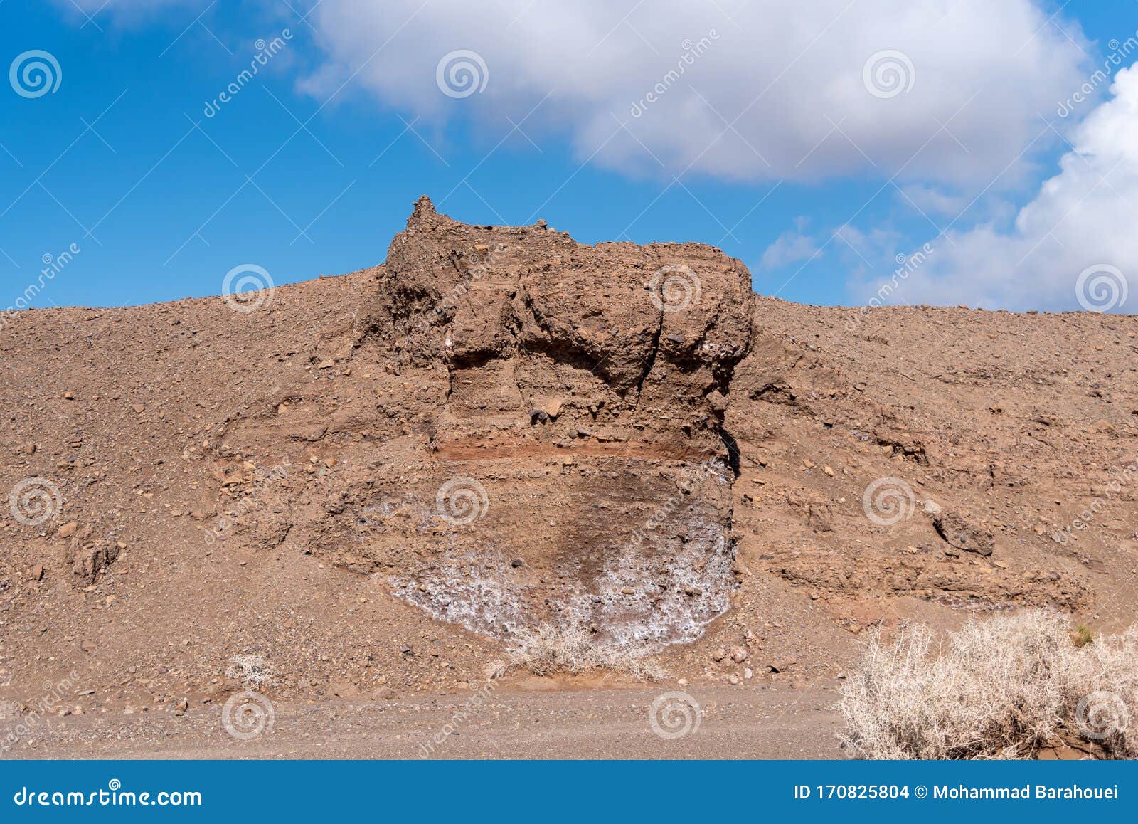 Sand stones in desert stock photo. Image of iran, change - 170825804
