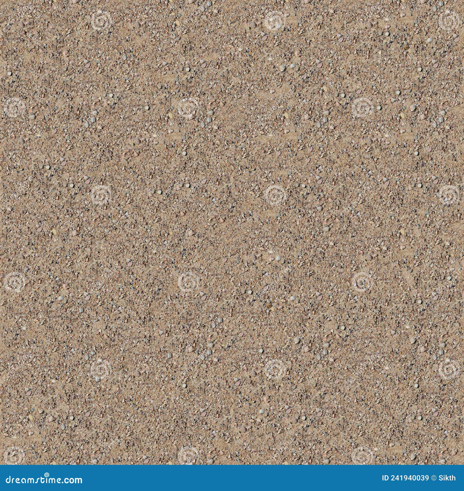 Sand with Stones. Seamless Tileable Texture Stock Image - Image of ...