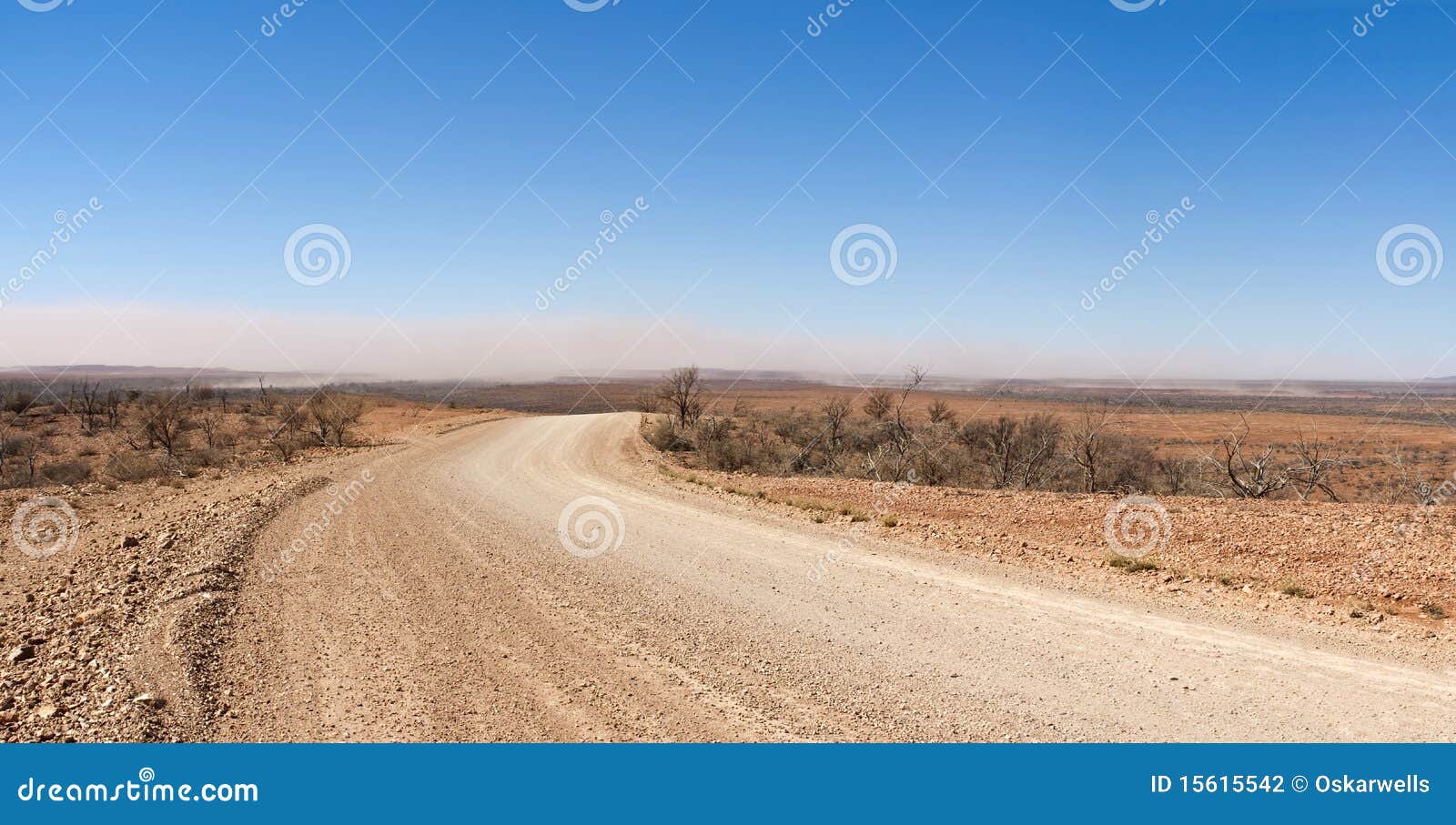 Sand Storm on the Australian Outback Stock Photo - Image of desert ...